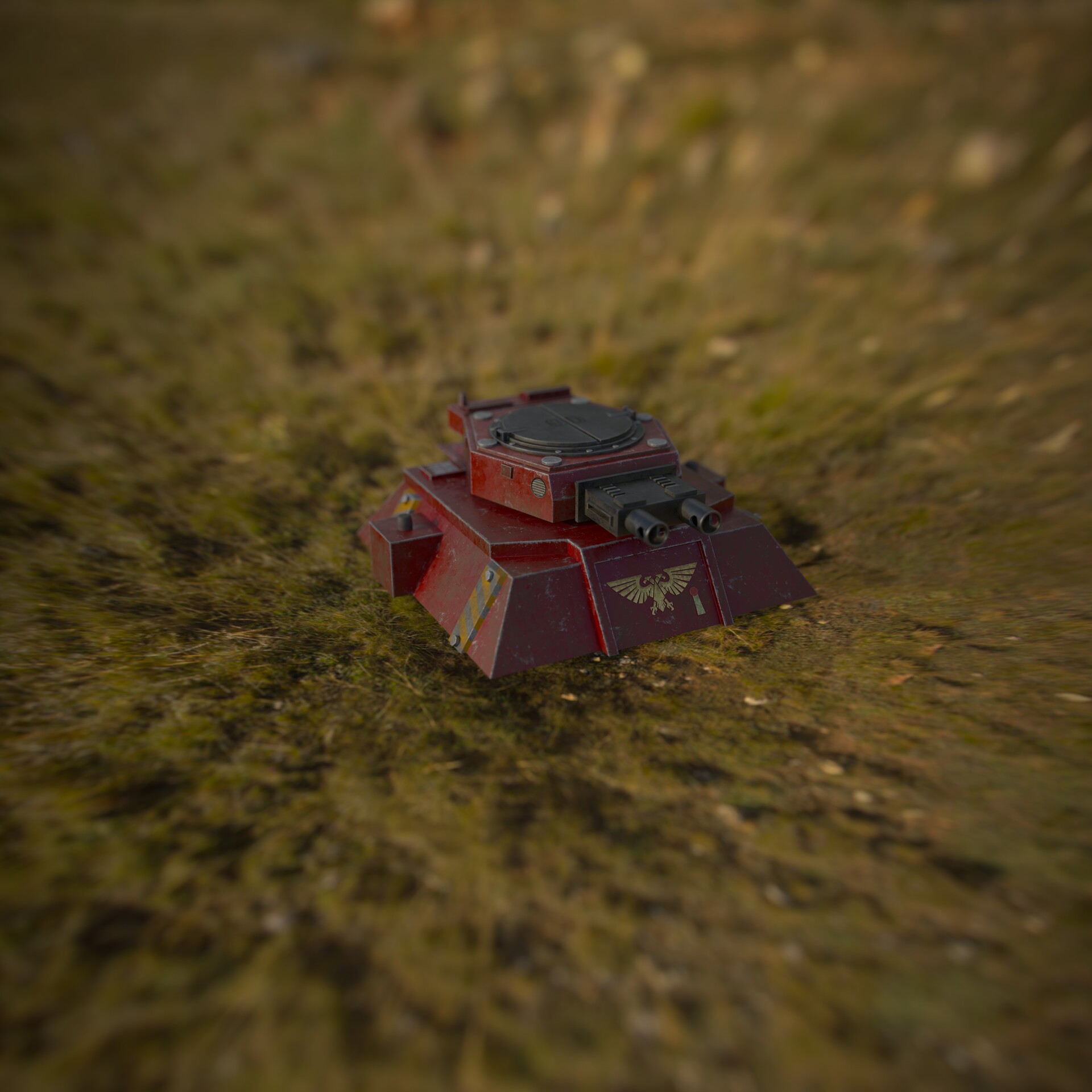 ArtStation - Warhammer Bolter Turret (based upon the original Dawn Of ...