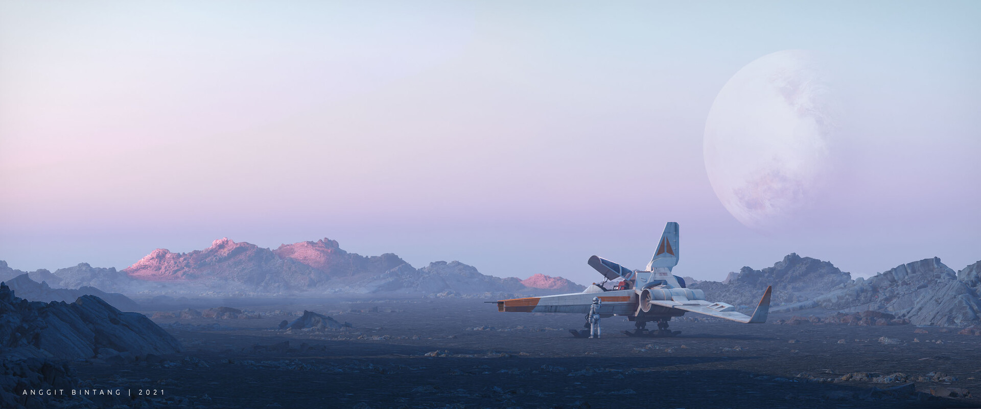 ArtStation - Stranded in Space