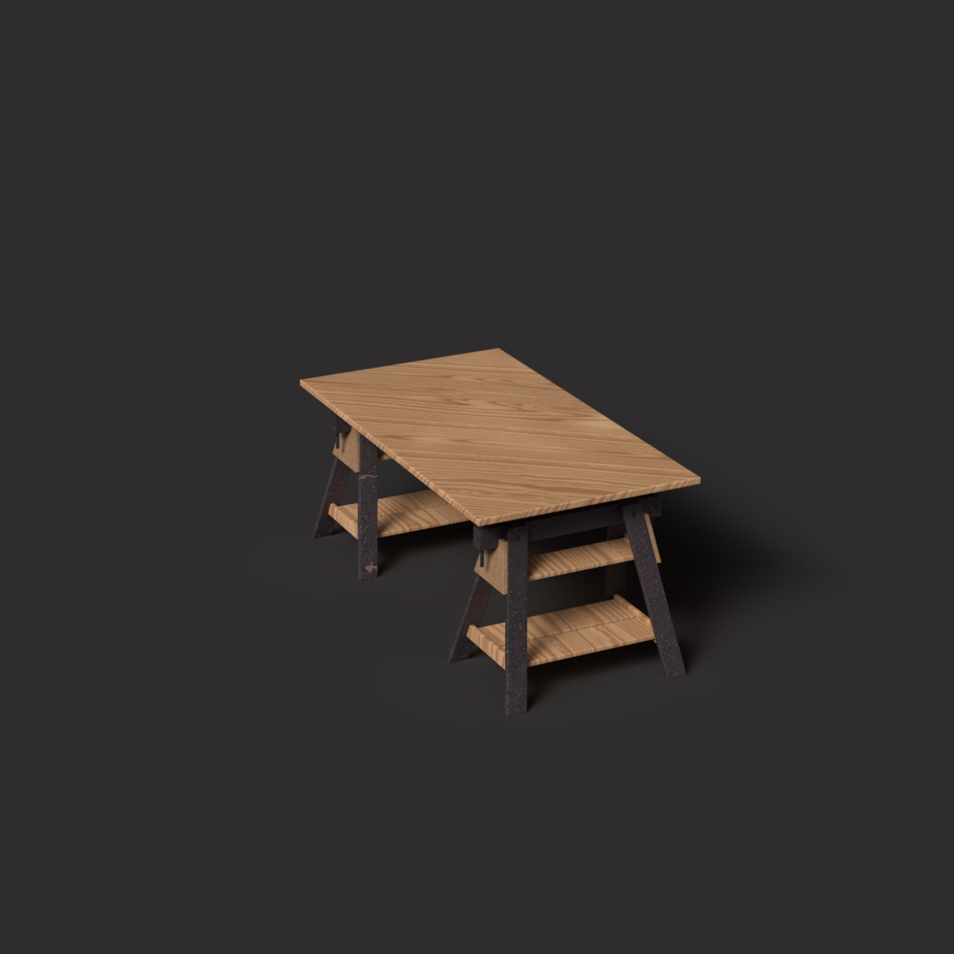 ArtStation - IRON LEGS TABLE RENDER