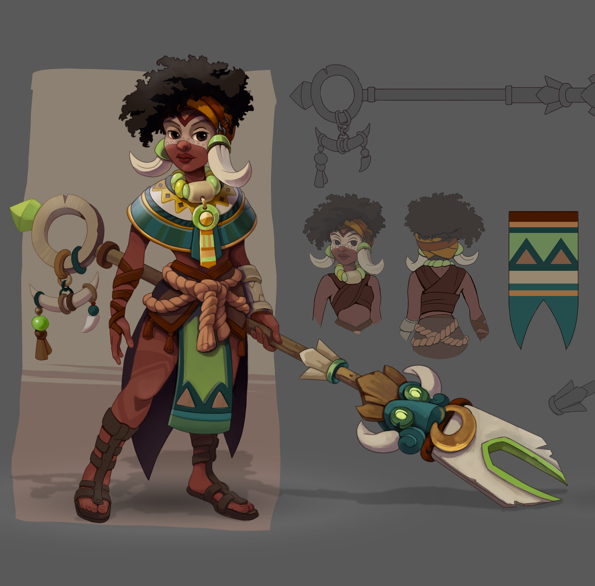 ArtStation - Africa warior