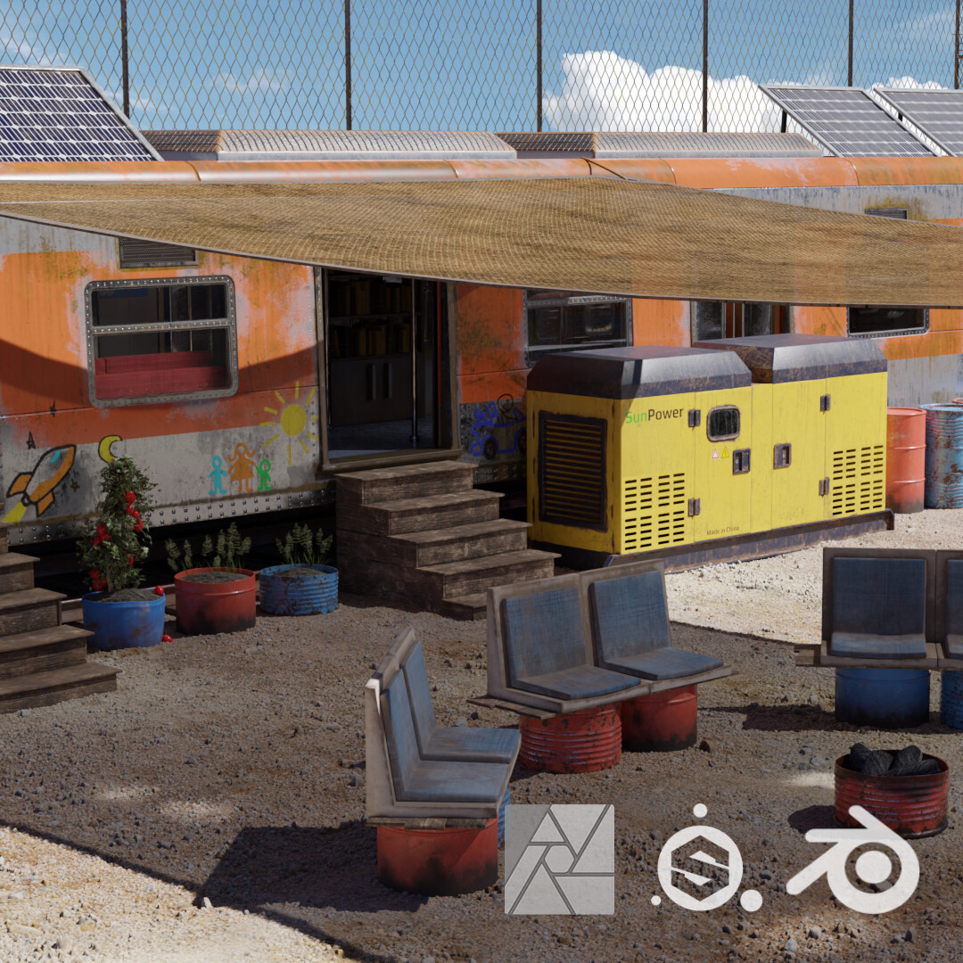 ArtStation - Life on a Train