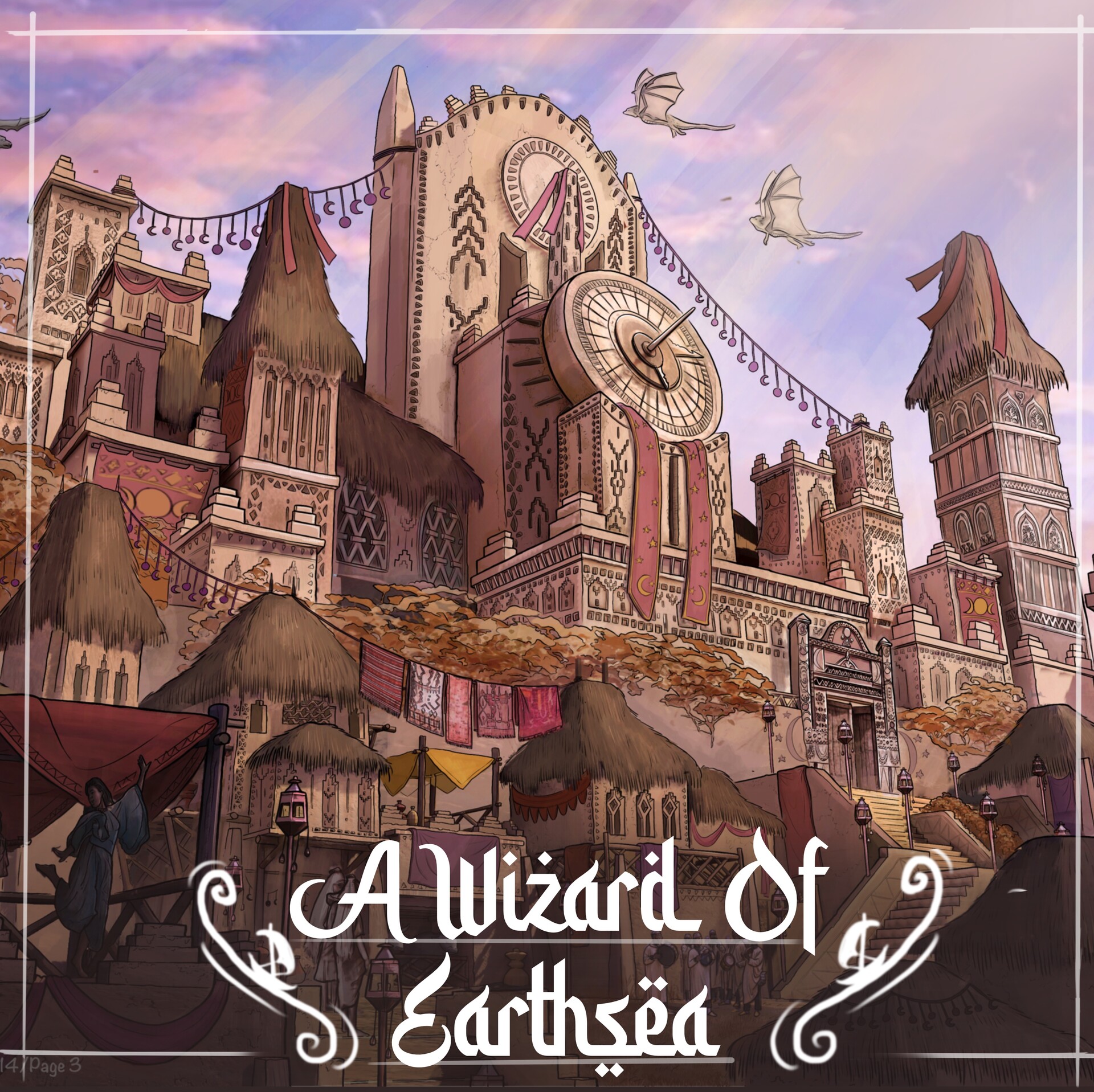 ArtStation - Close up of the Magical Academy