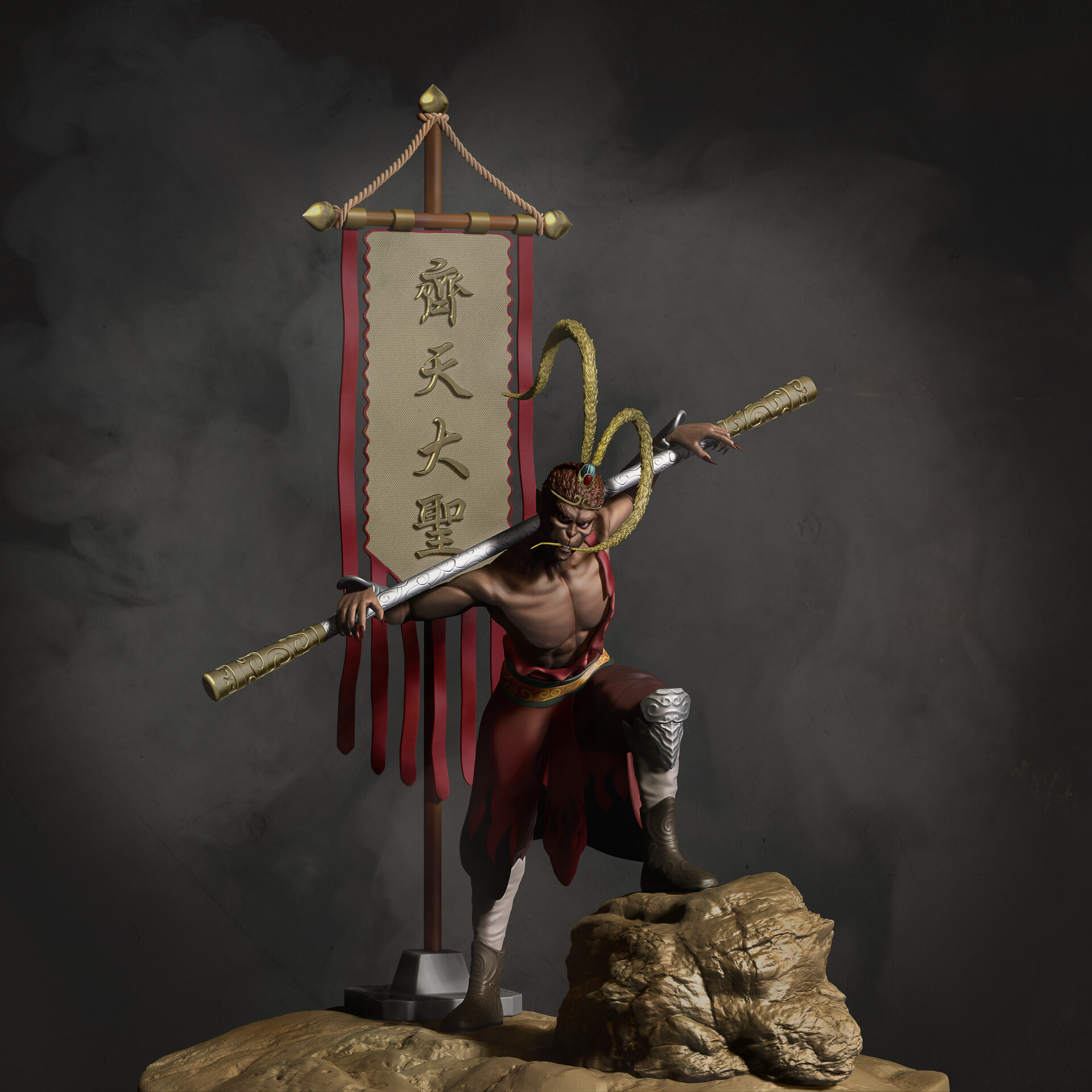 ArtStation - SUN WUKONG - QI TIAN DA SHENG