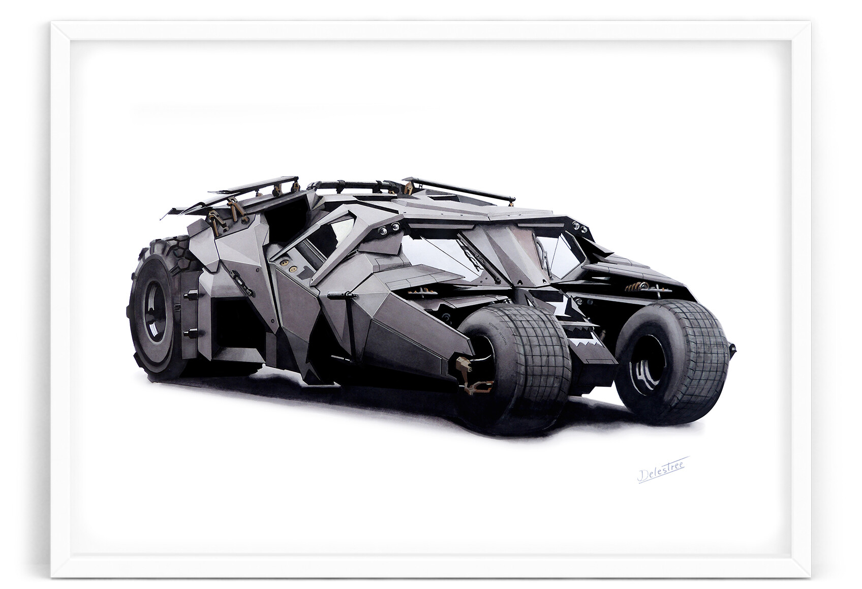 ArtStation - Batmobile - Tumbler drawing