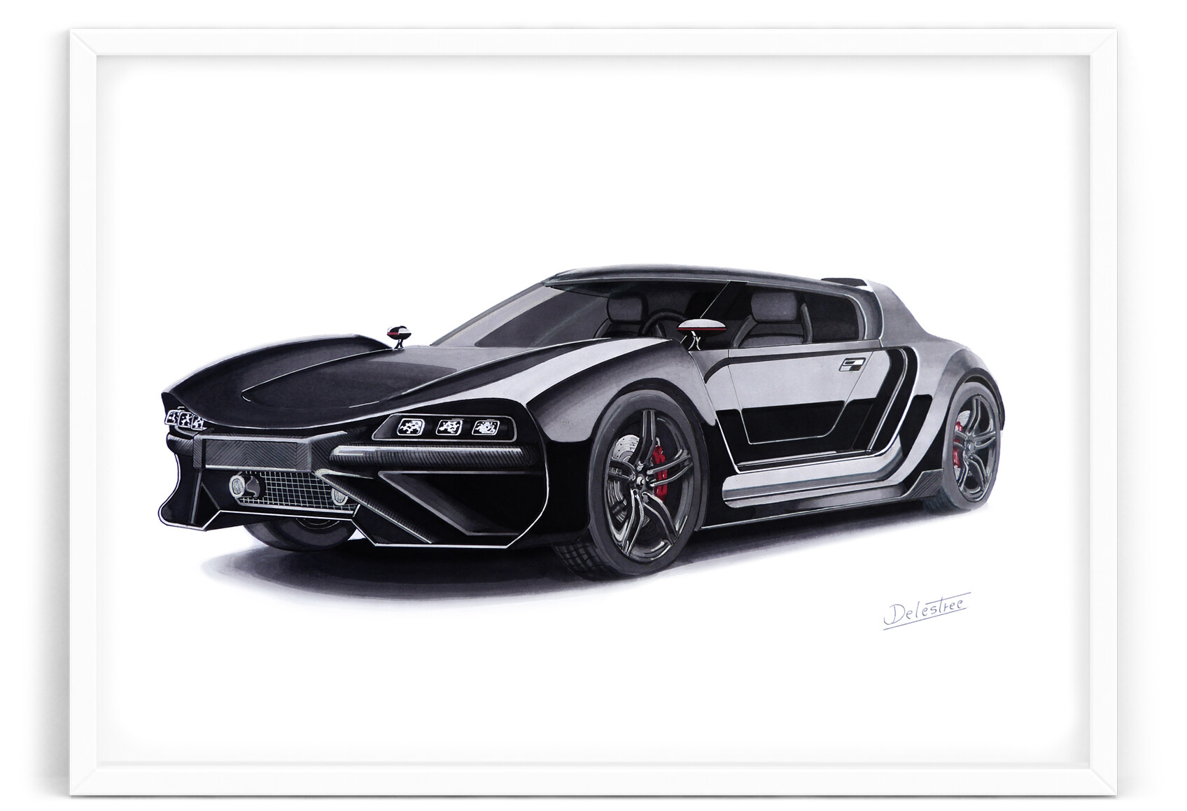 ArtStation - Concept car drawing