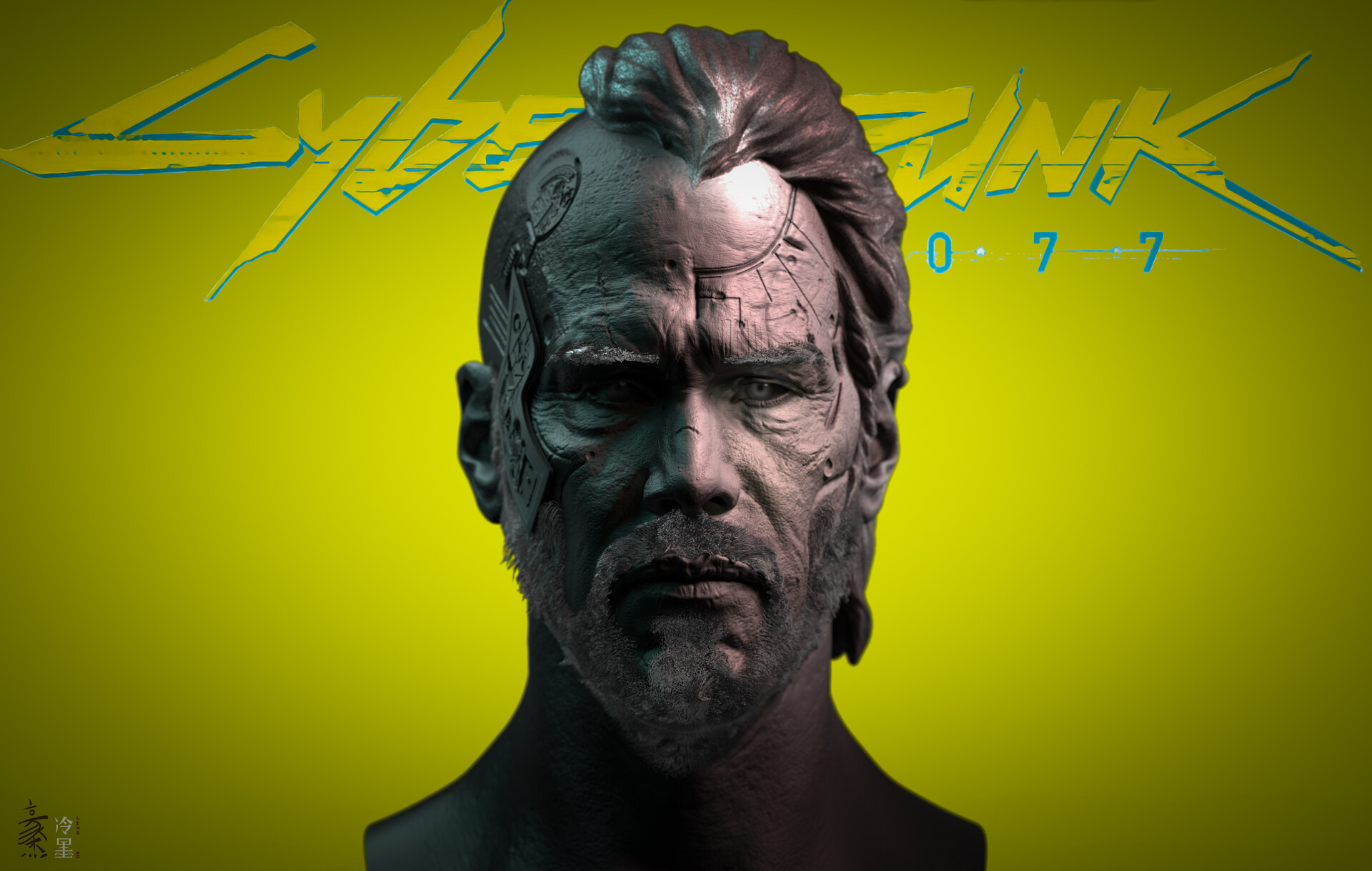 ArtStation - Older Keanu Reeves Cyberpunk