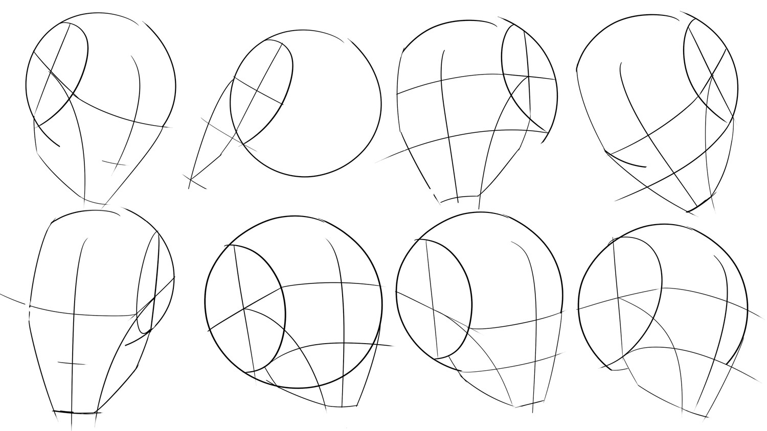 ArtStation - Loomis Head Practice