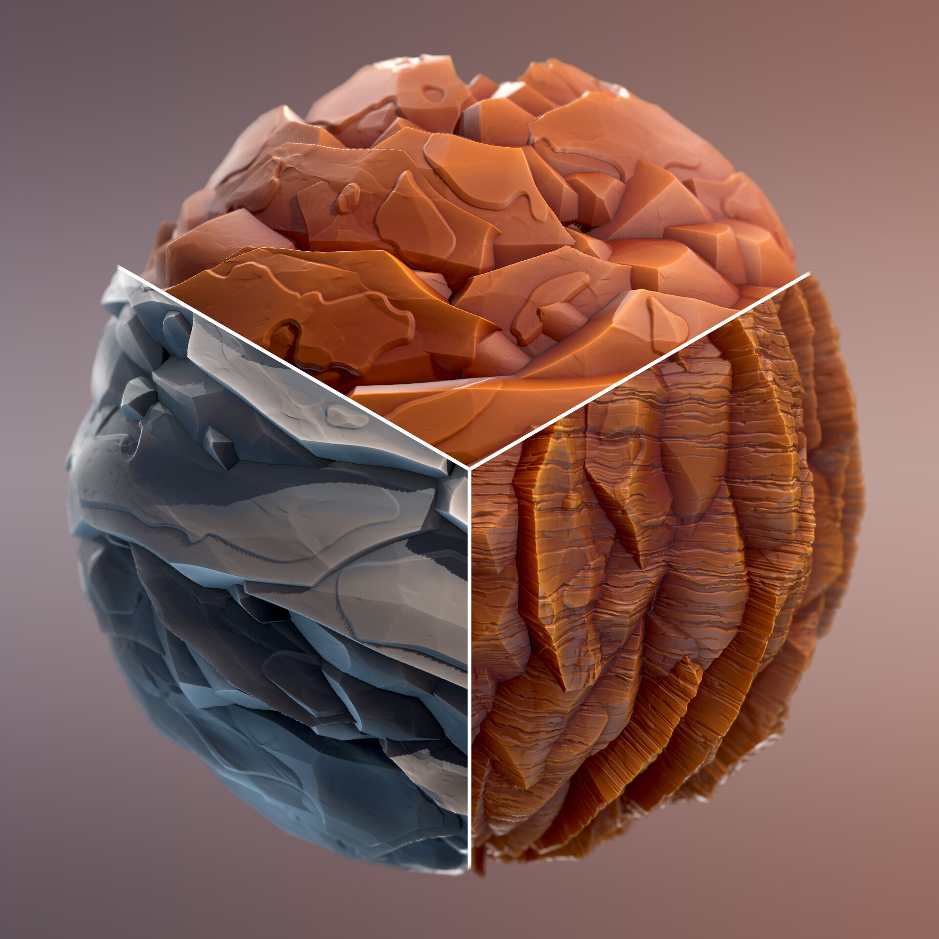 ArtStation - Stylized Rocks Series