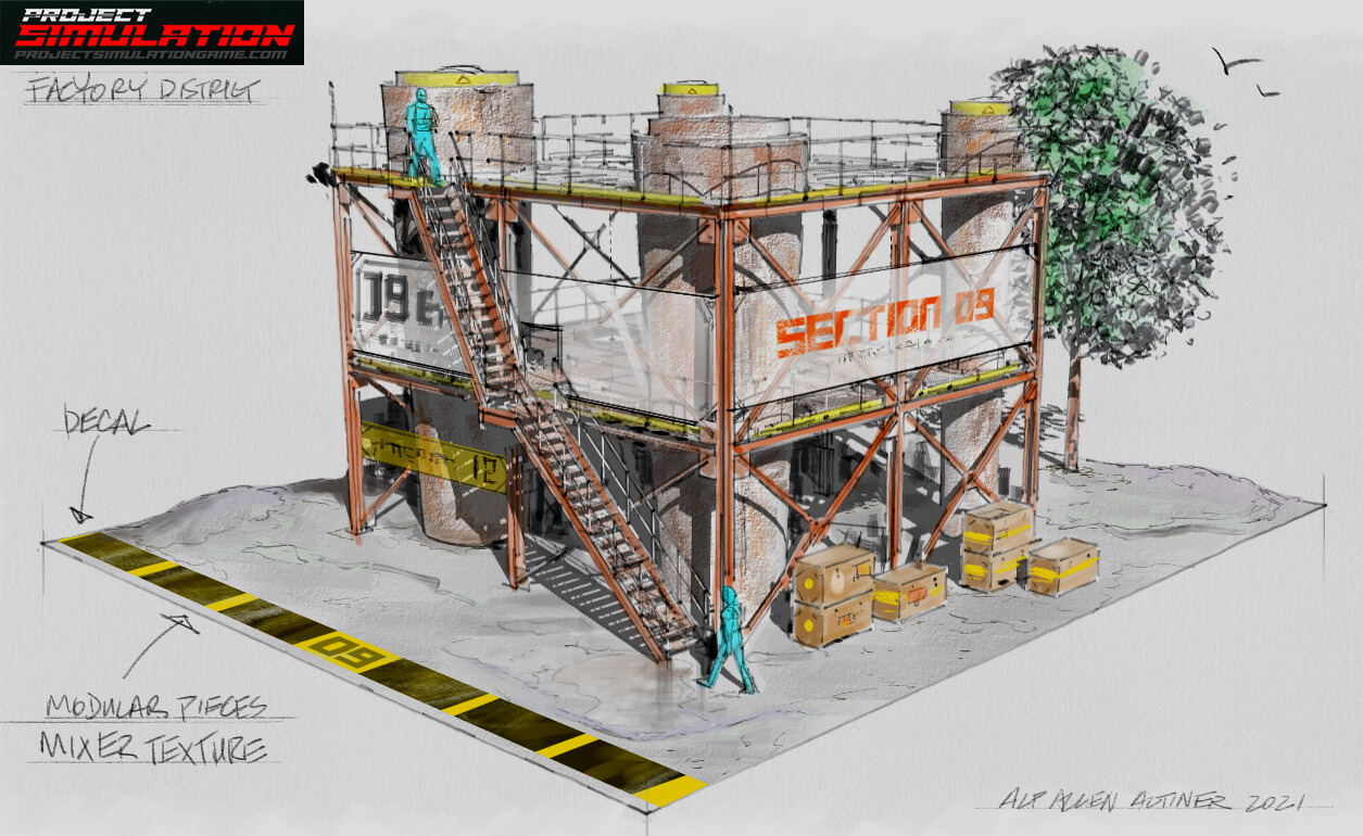 ArtStation - SIMULATION Game Concept Art