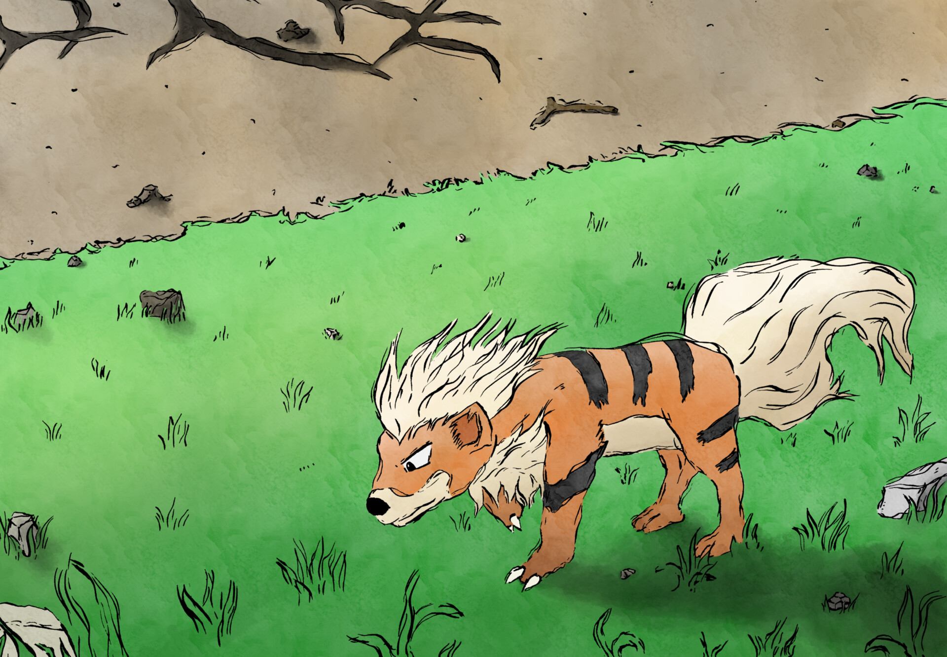 ArtStation - The Life of Pokémon: Growlithe