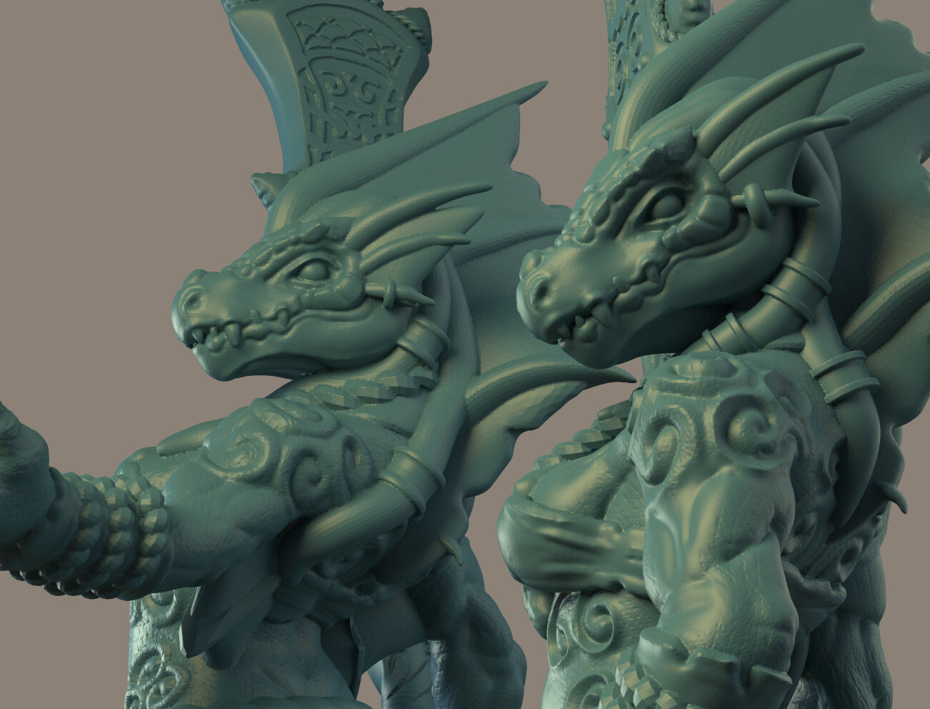 ArtStation - Water Dragonborn Female