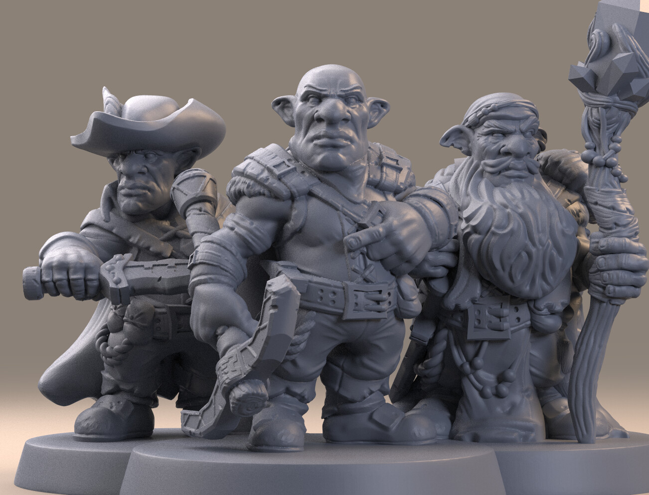 ArtStation - Deep Gnome (Svirfneblin)