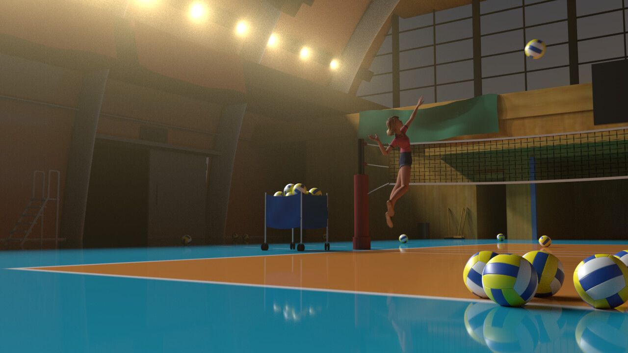 ArtStation - Volleyball smash