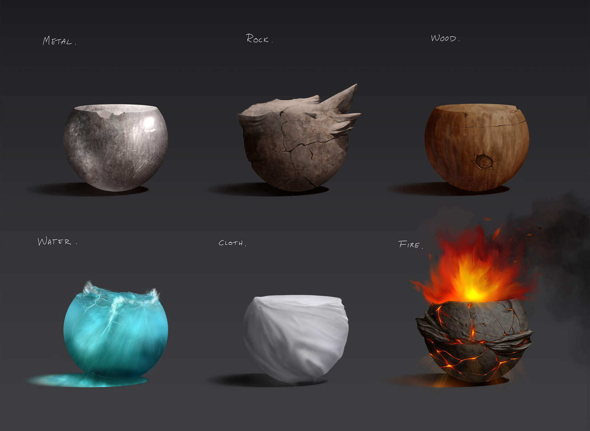ArtStation - 6 textures and materials