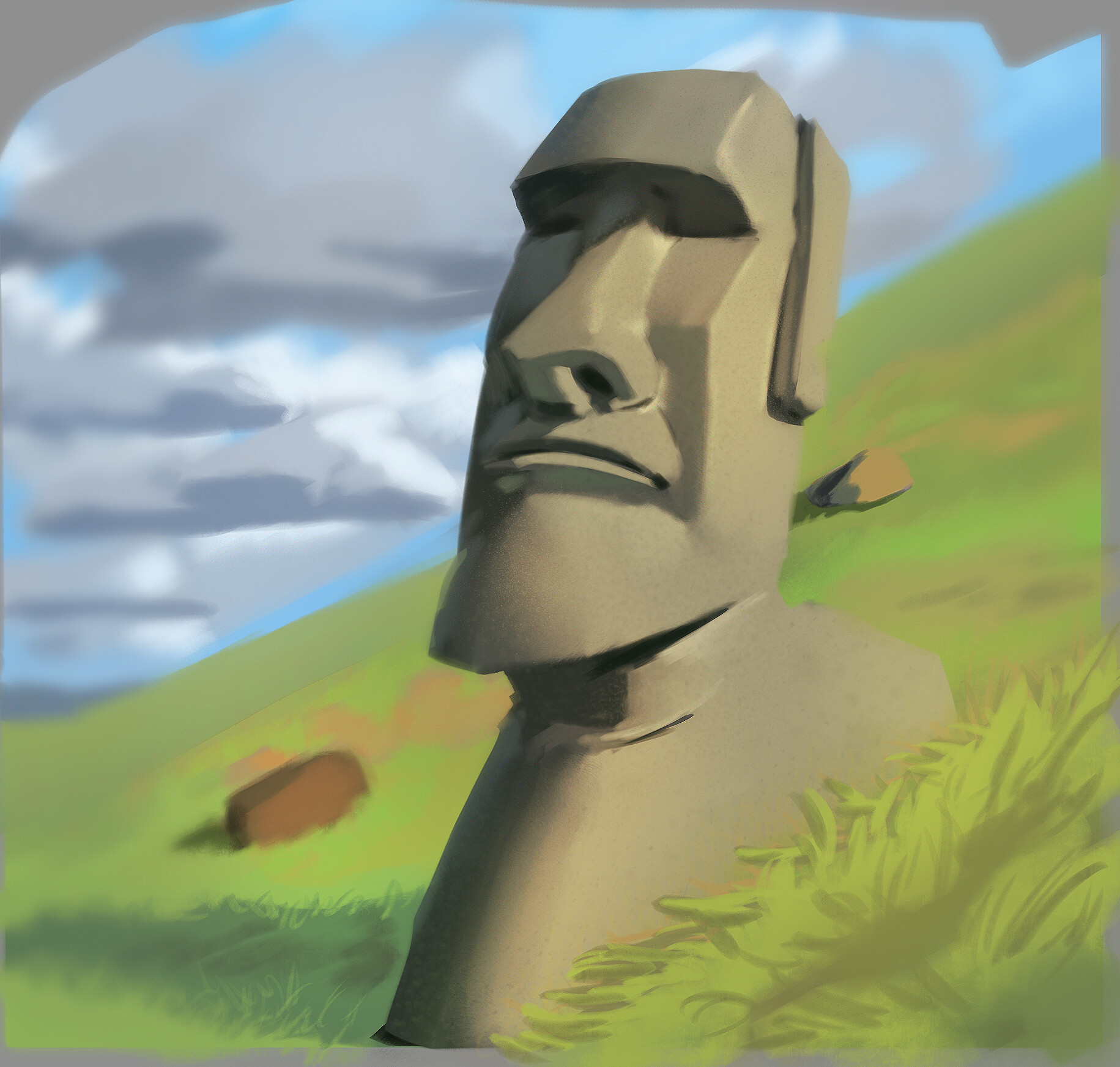 ArtStation - The Moai