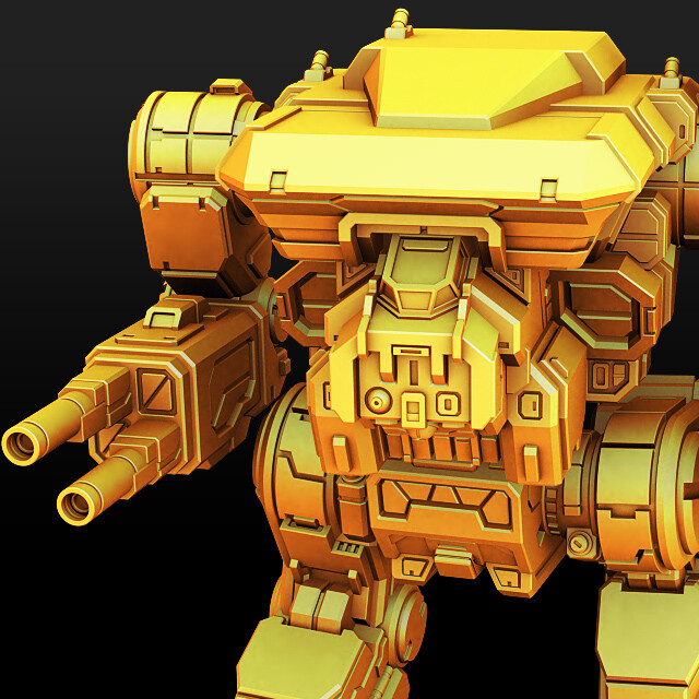 ArtStation - Warhawk Mech