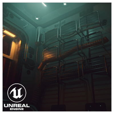 ArtStation - Space station - UE5 - Lumen