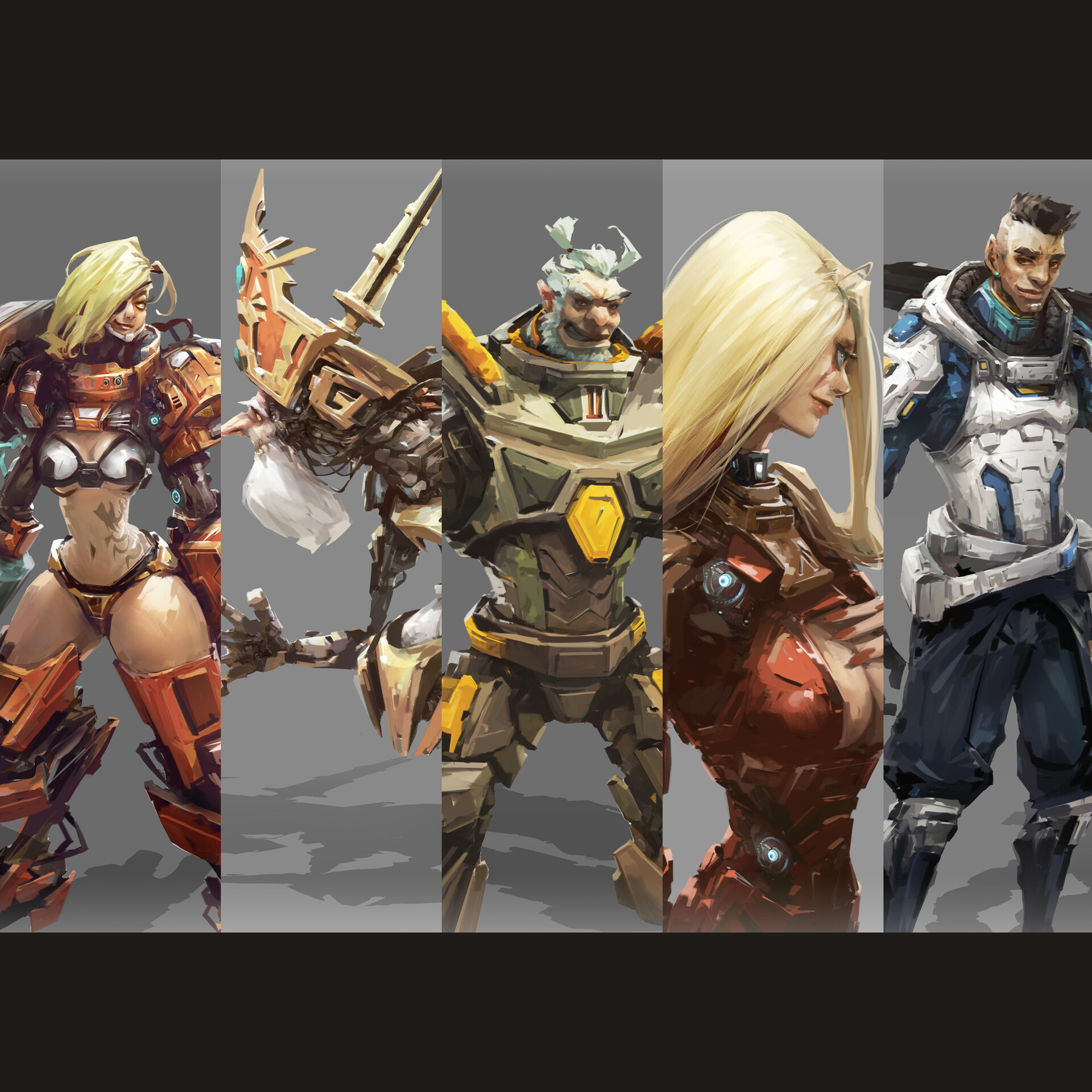 ArtStation - Sci-Fi Game Character Design