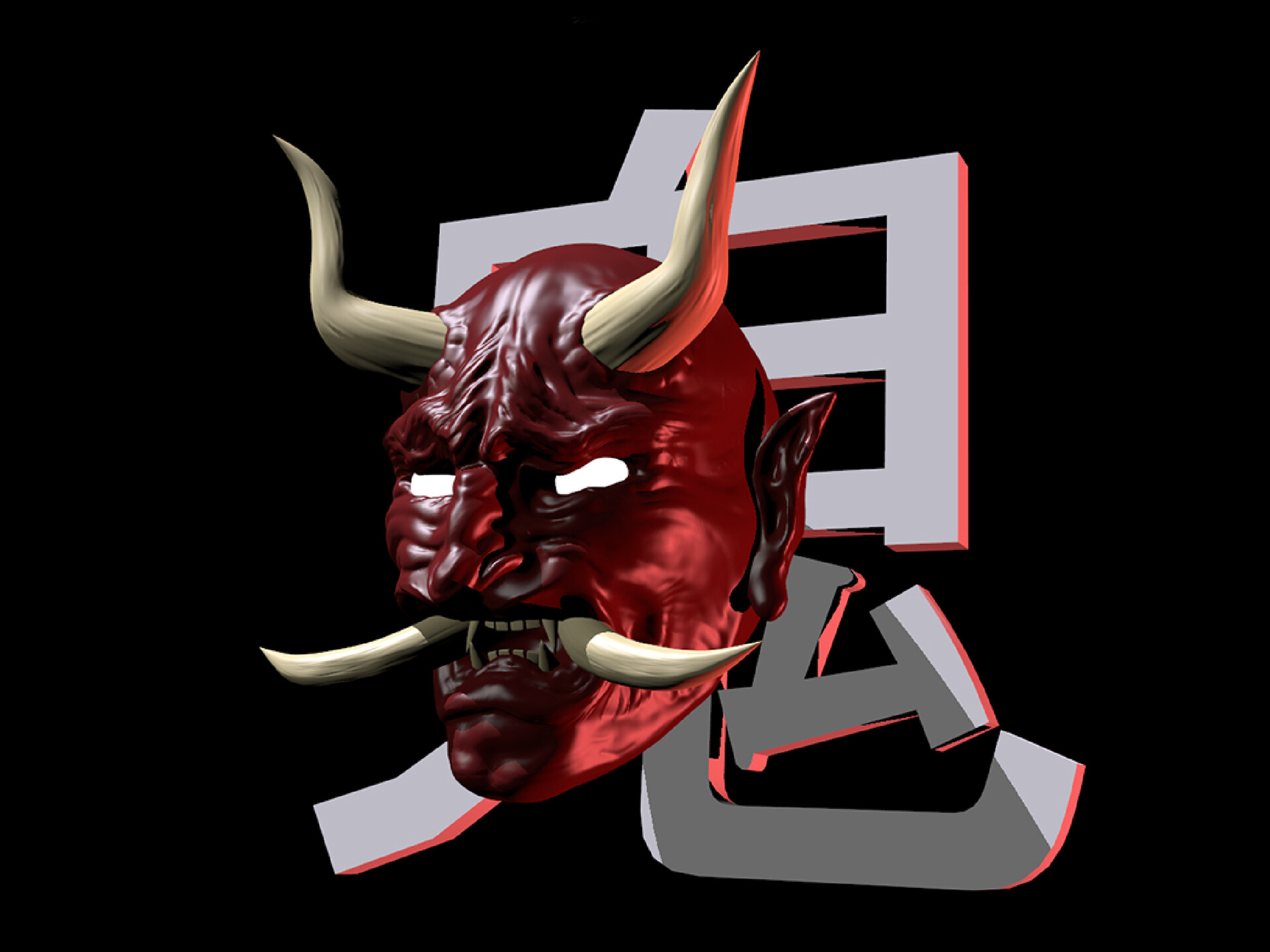 ArtStation - [Practice] Oni's Head