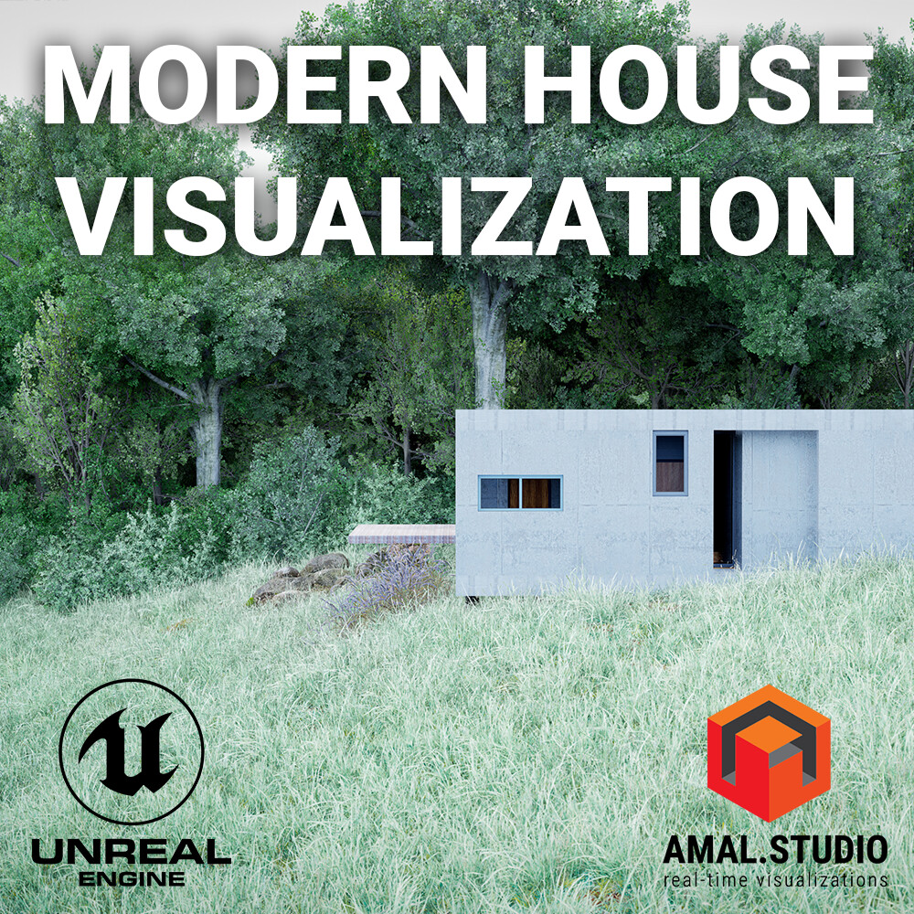 ArtStation - Modern house visualization | Unreal engine 5 & Lumen