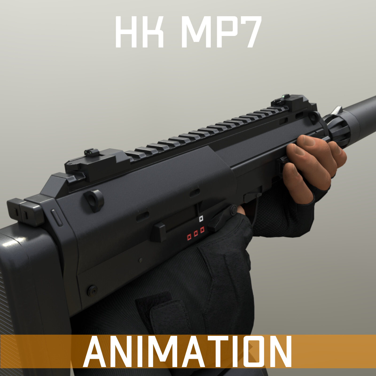 ArtStation - HK MP7 Animation Set