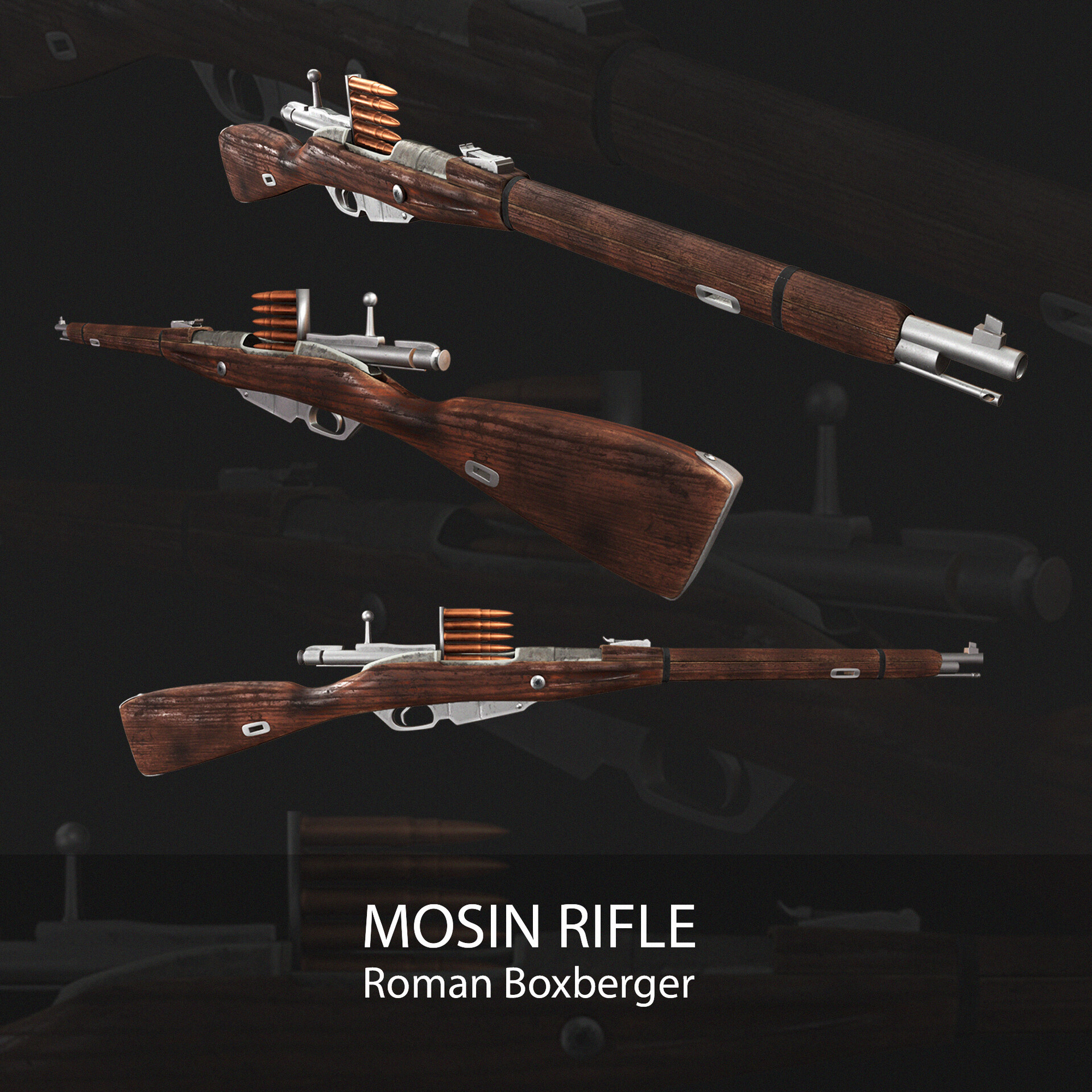 ArtStation - Mosin Rifle