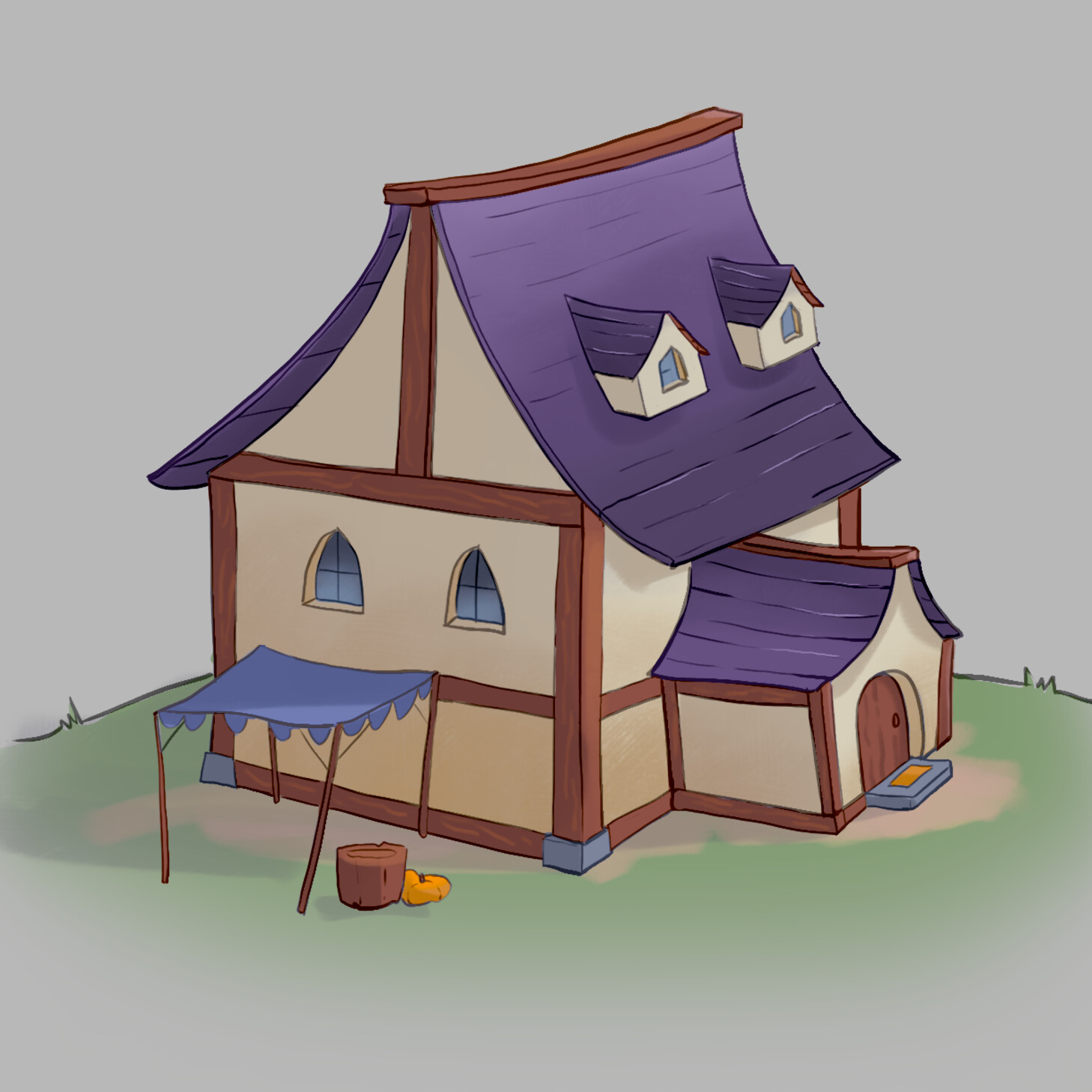 ArtStation - Farm House Concept