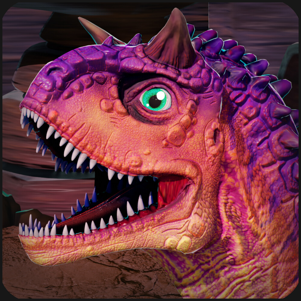 ArtStation - Carnotaurus Cartoon