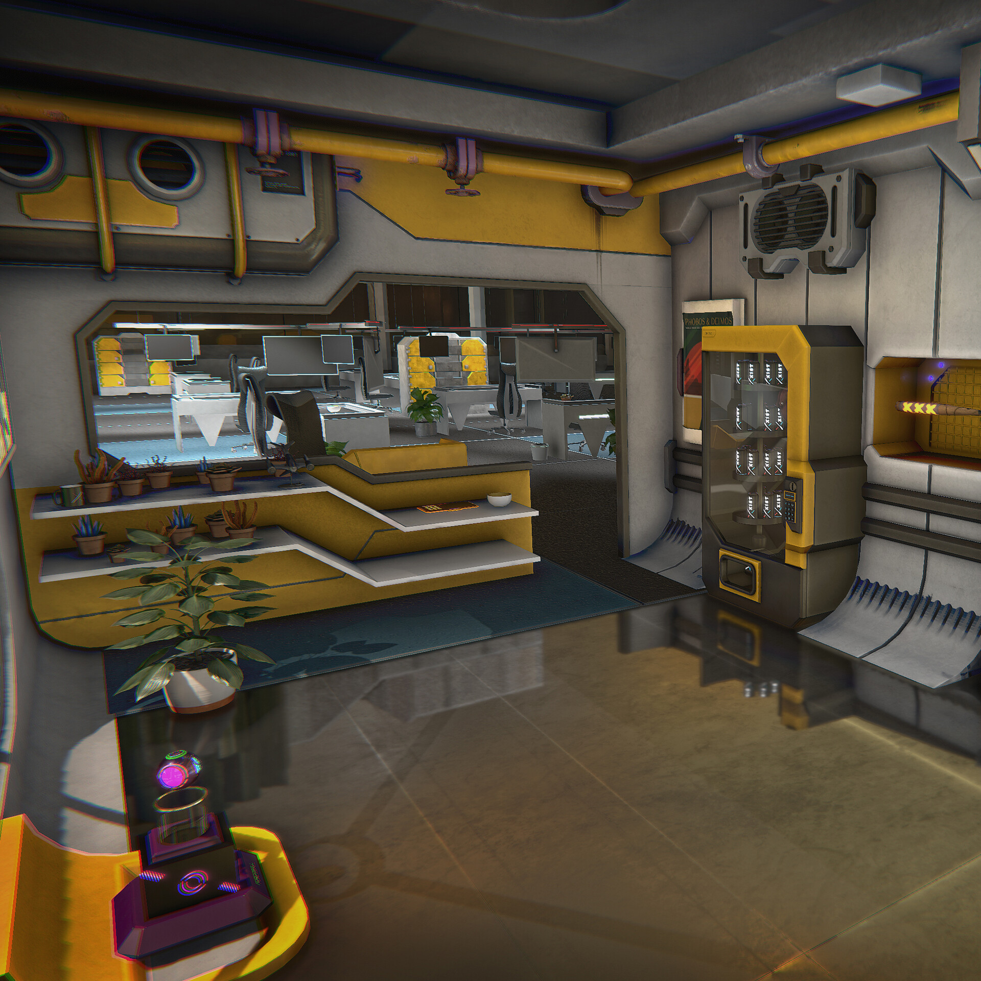 ArtStation - VR Scifi Waiting Room