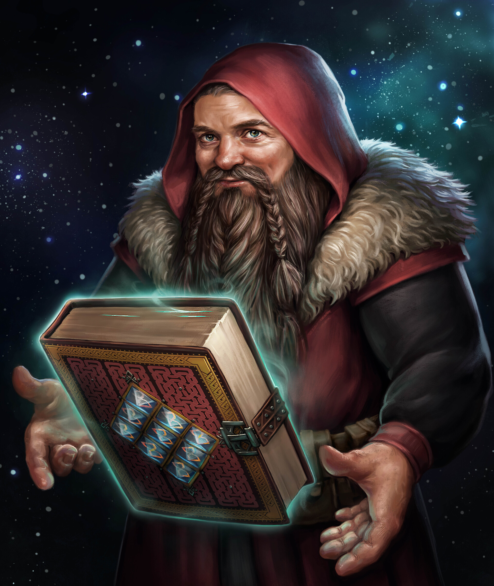 ArtStation - Commission-Time Mage Dwarf