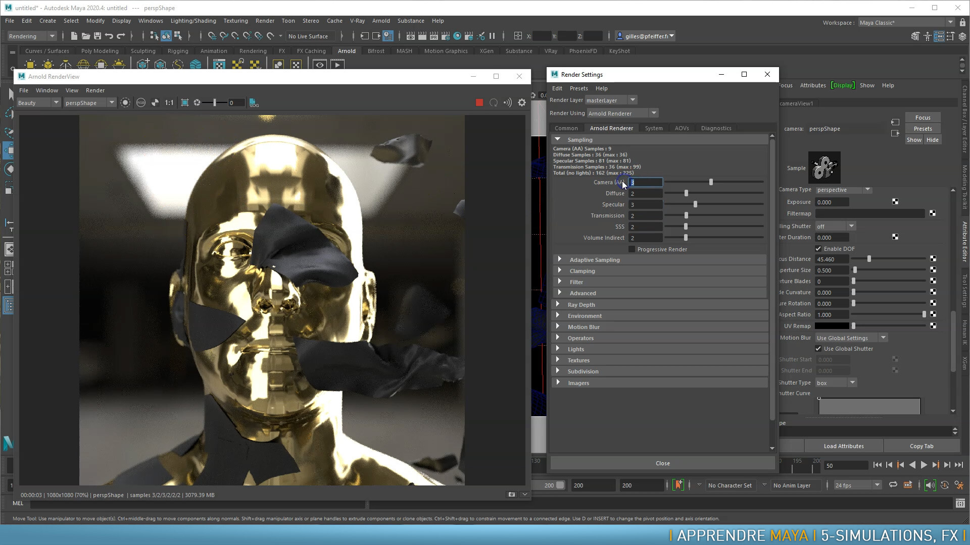ArtStation - Tuto Maya FX et Simulations
