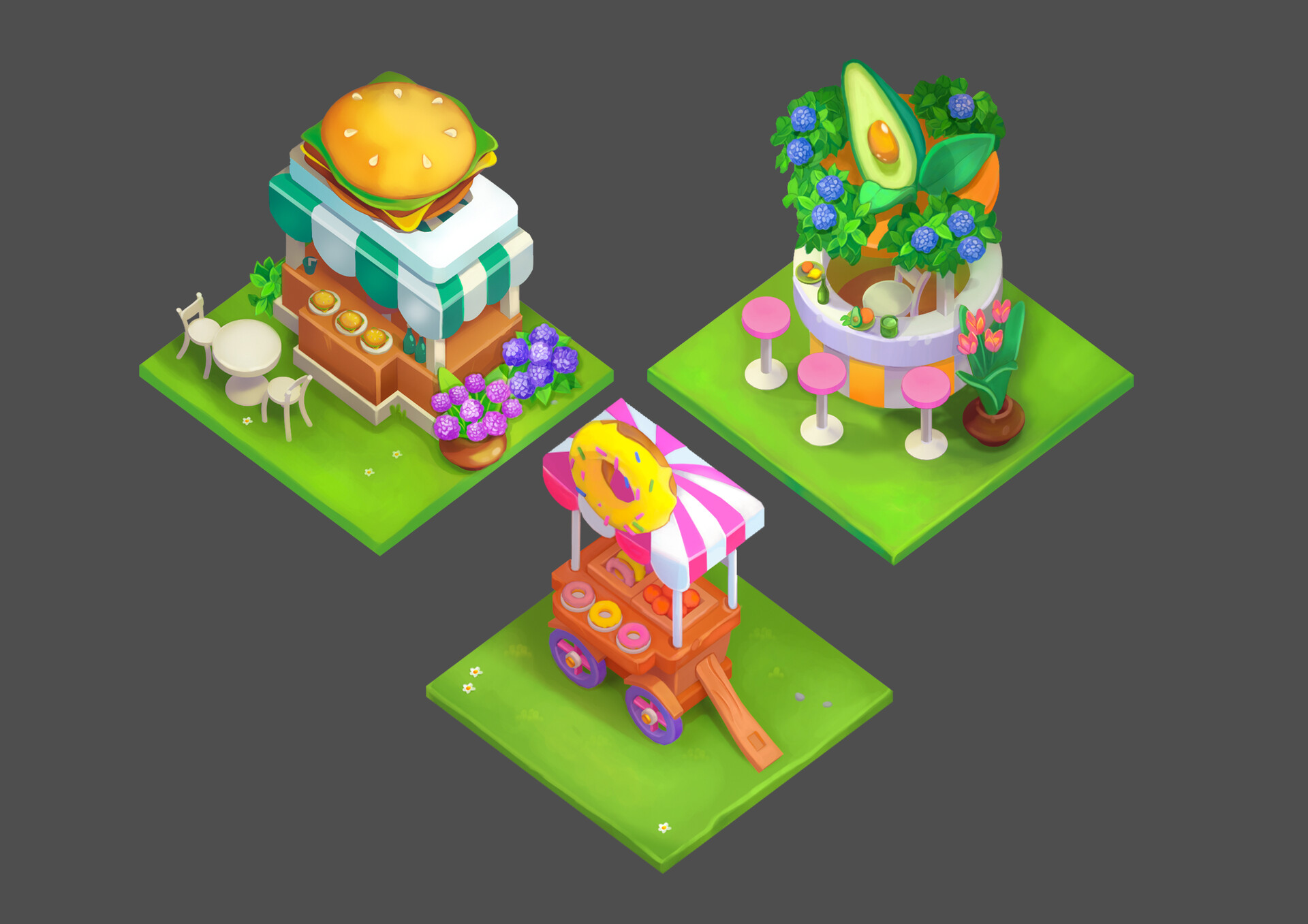ArtStation - Food Isometric Assets