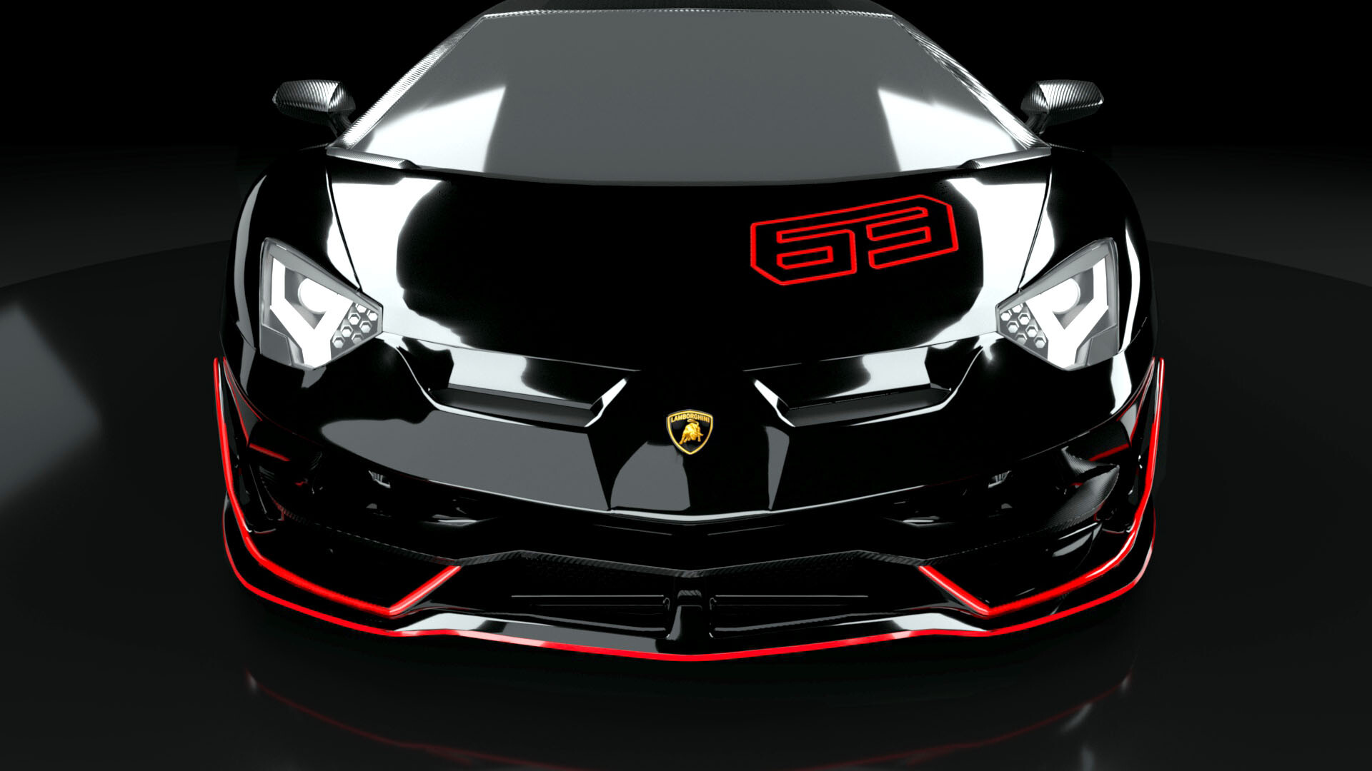 ArtStation - Lamborghini Aventador SVJ