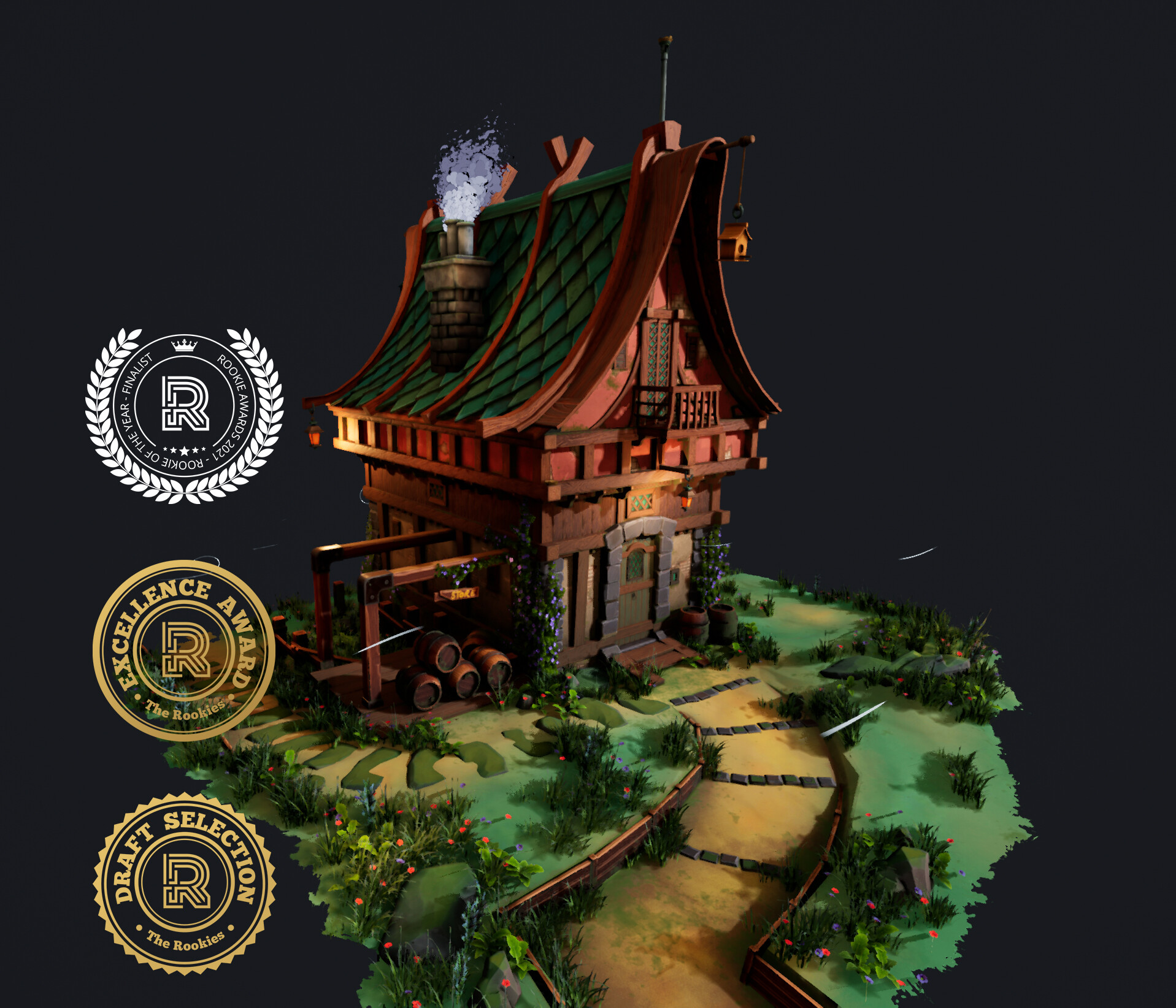 ArtStation - Stylised House