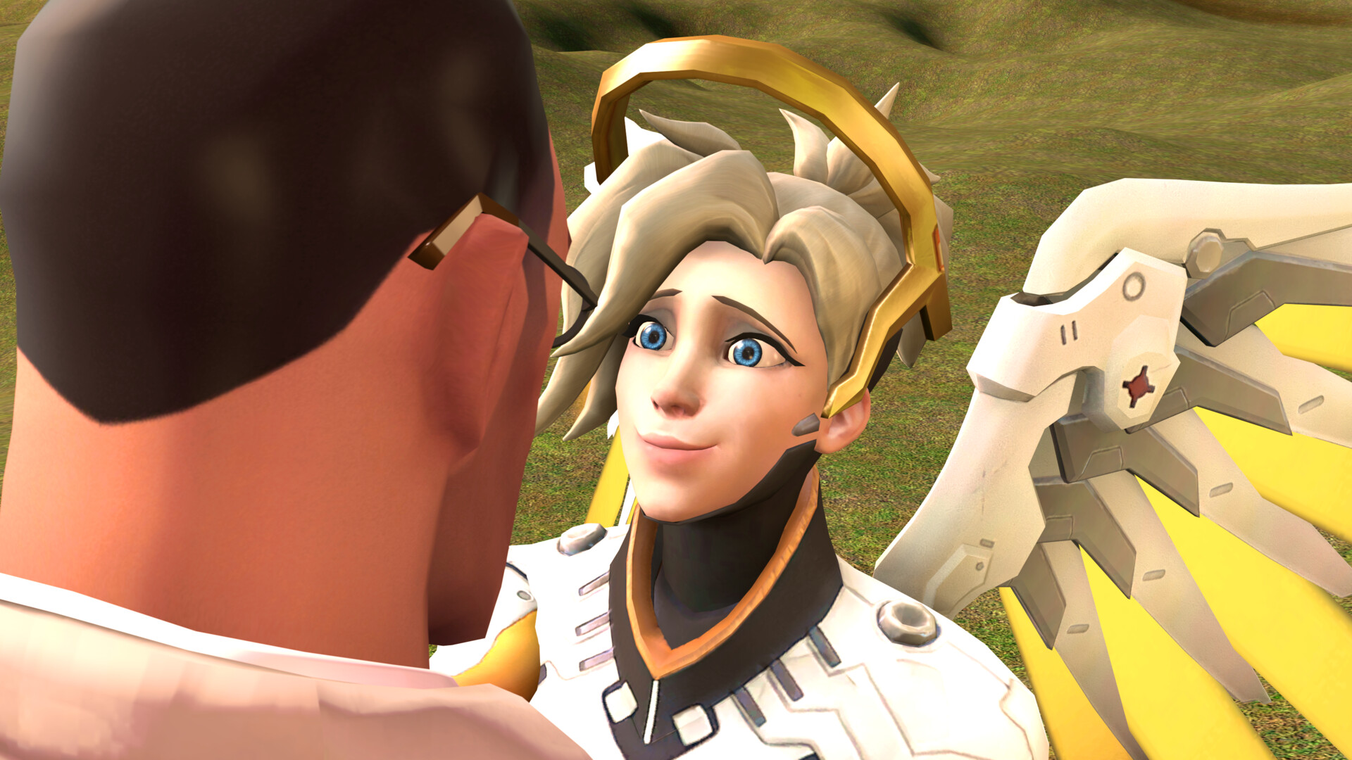 ArtStation - Medic and Mercy - Angel Eyes