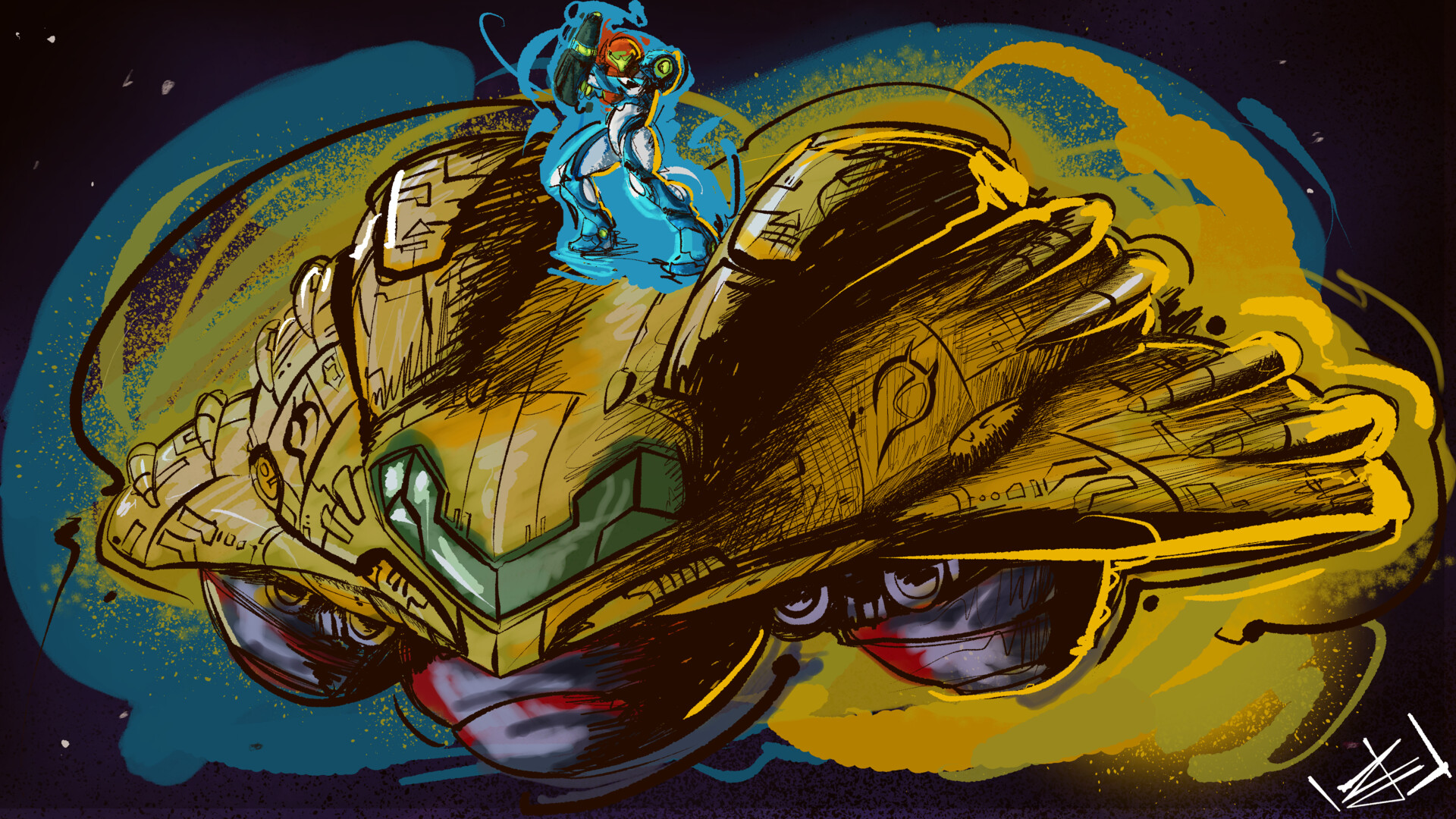 ArtStation - Metroid Dread Fan Art Animation