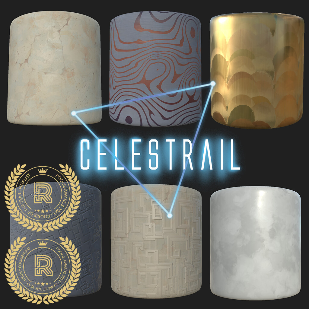 ArtStation - Celestrail, Part 3 - Materials (Graduation Project)