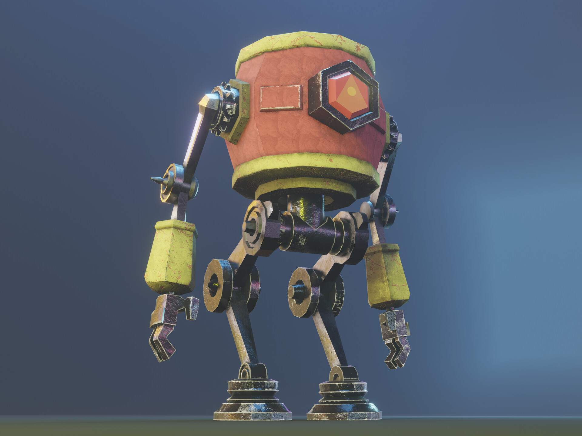 ArtStation - USSR Robot. Animated.