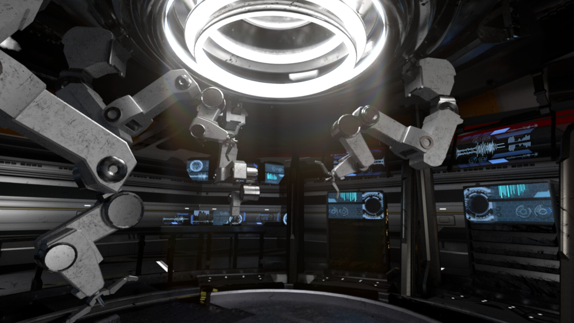 ArtStation - Suit Assembly Room