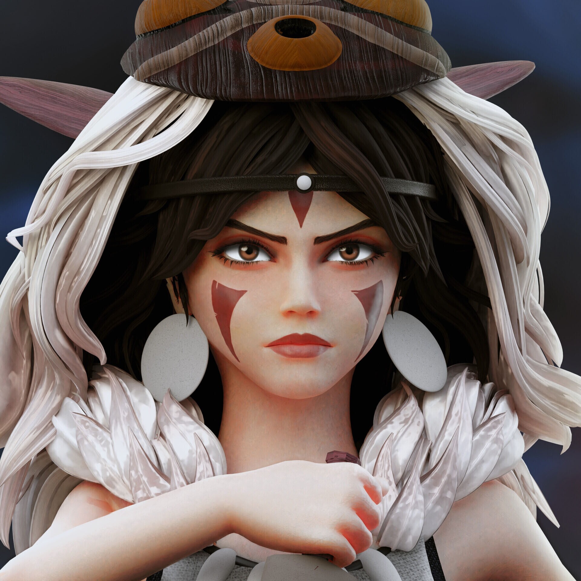 ArtStation - Princess Mononoke