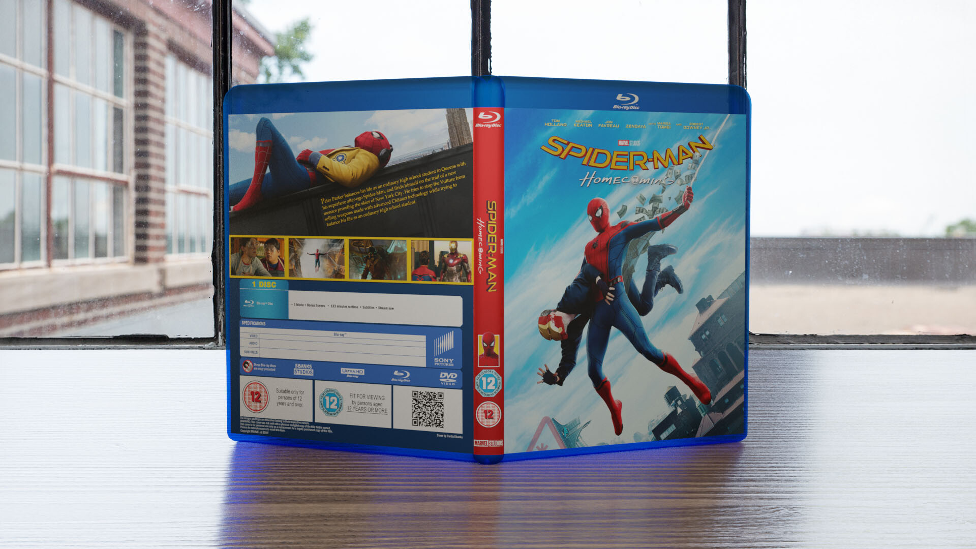 ArtStation - Spider-Man Homecoming Custom Blu-ray Cover