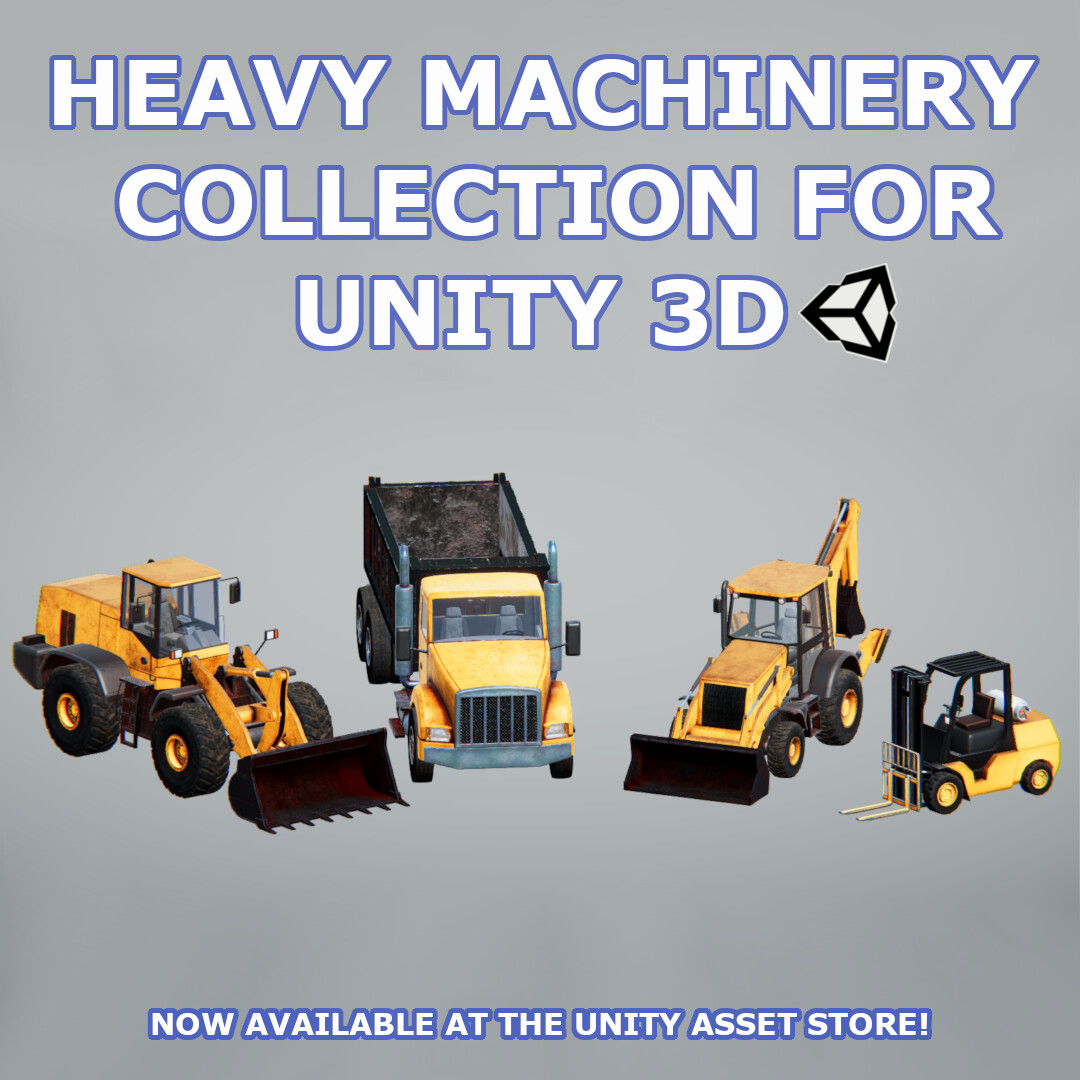 ArtStation - Heavy Machinery Collection for Unity 3D