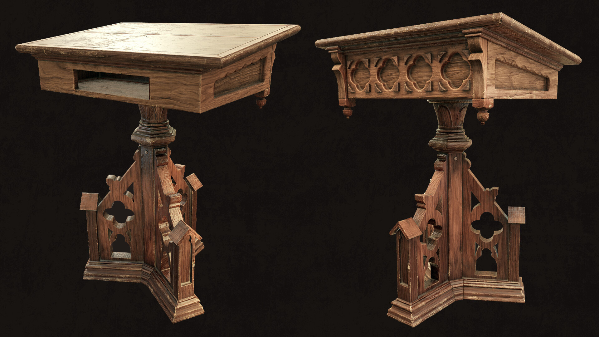ArtStation - Gothic Lectern