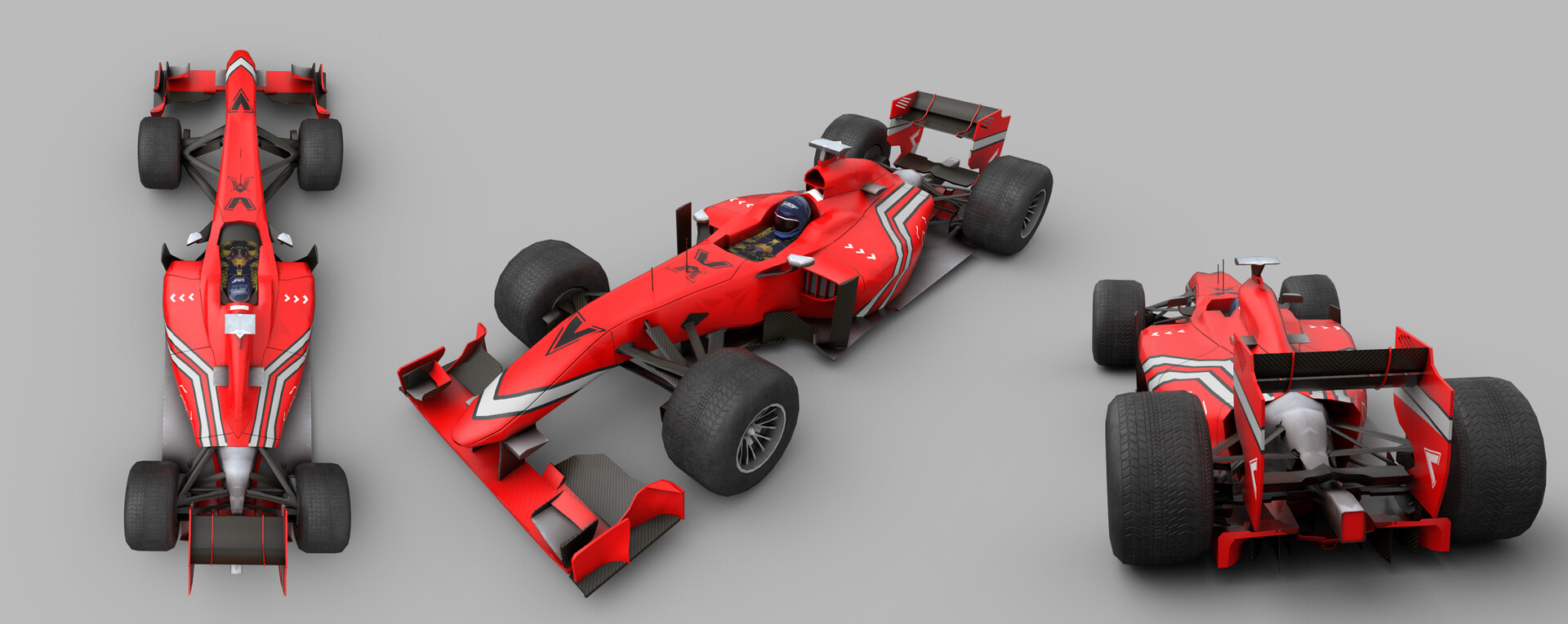 ArtStation - F1 lowpoly car