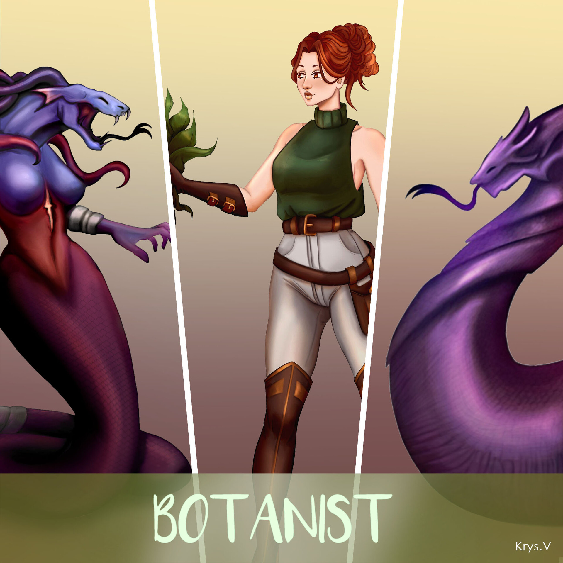 ArtStation - Botanist - Sidekick - Monster