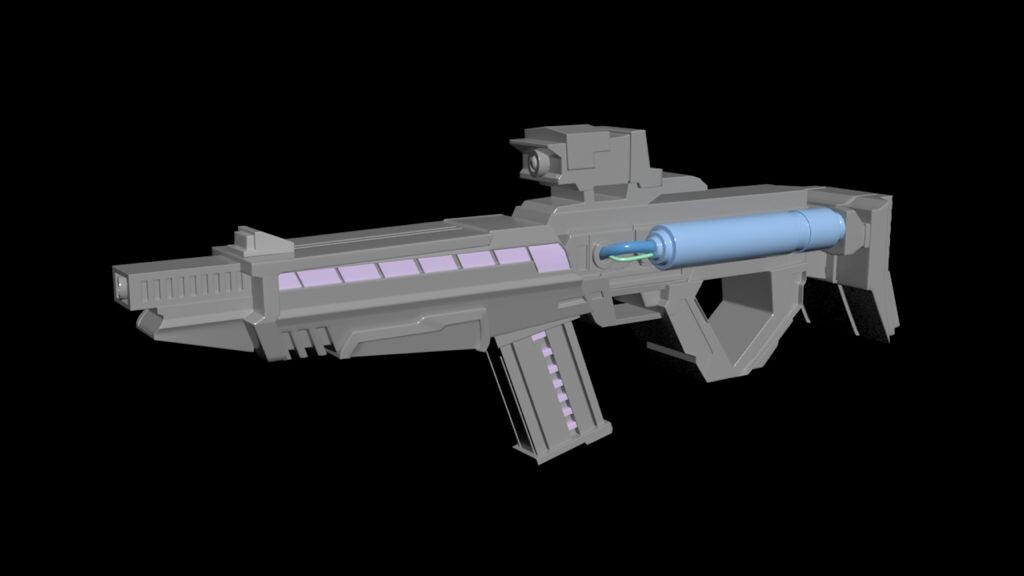 ArtStation - 3D Gun Prop
