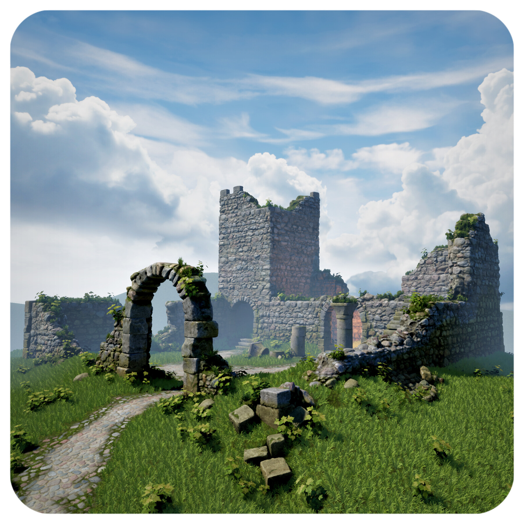 ArtStation - Ruins - Stones