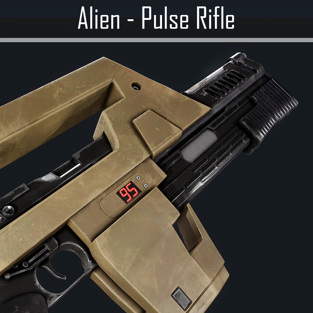 ArtStation - Alien - Pulse Rifle