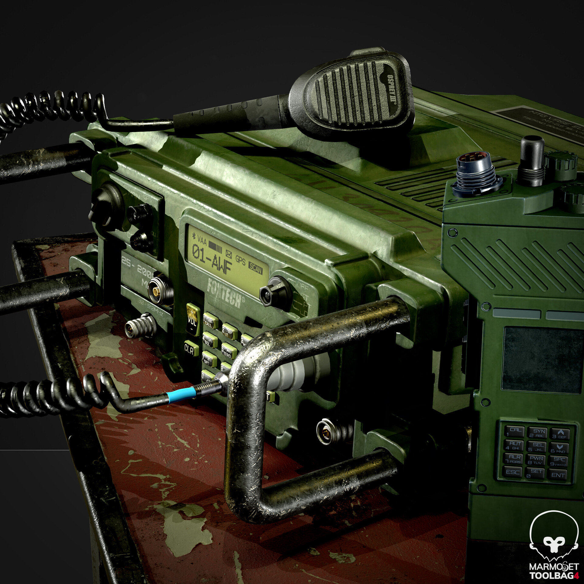 ArtStation - Military Radio kit