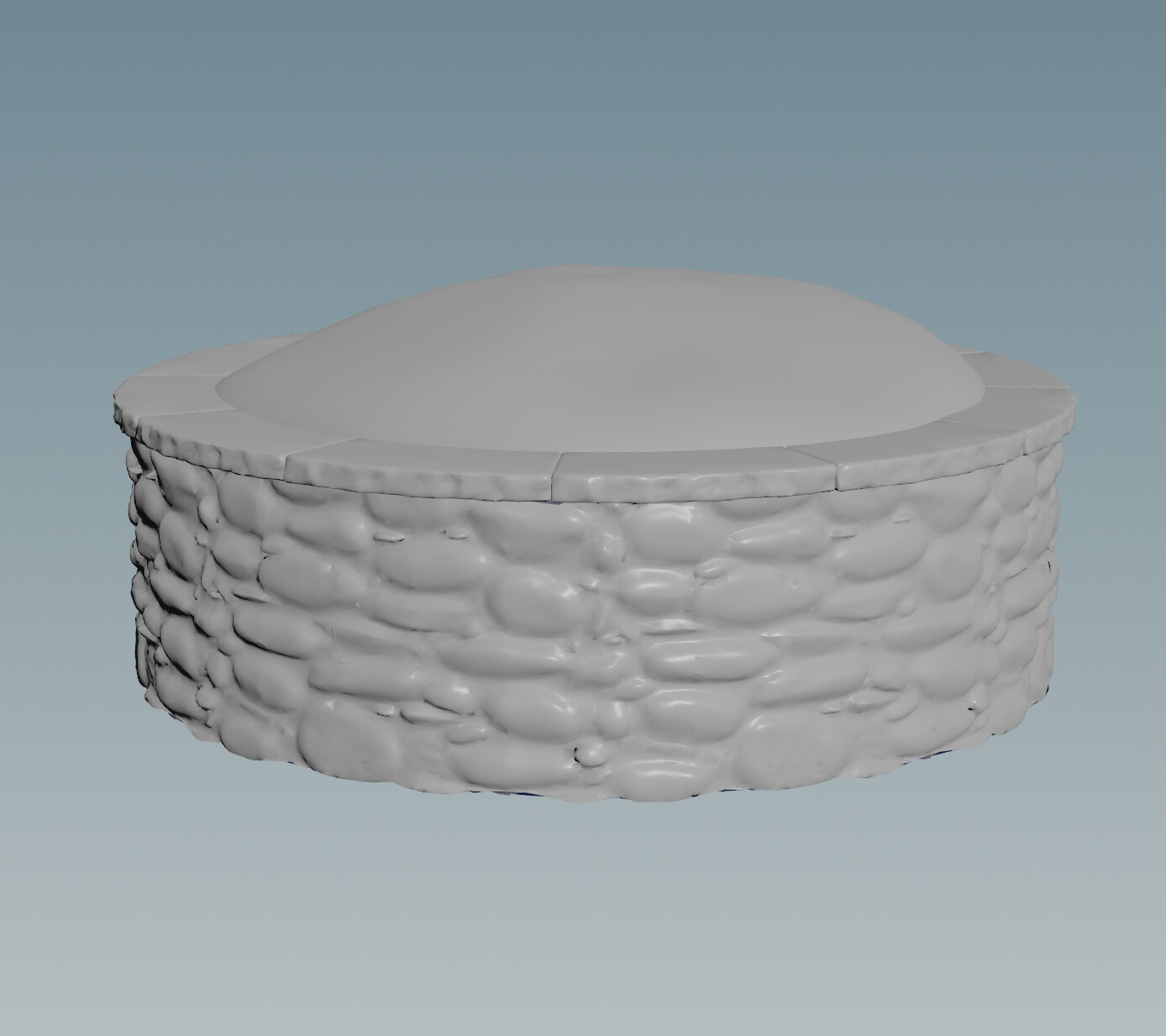 ArtStation - Stone Wall With Brick Top Layer : Houdini 1 Night Build